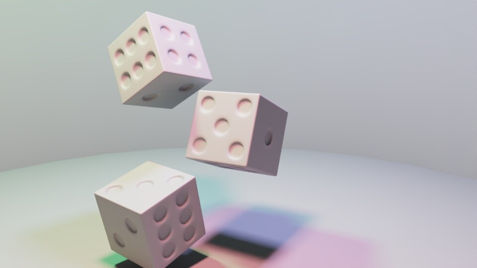 ArtStation - 3D dice