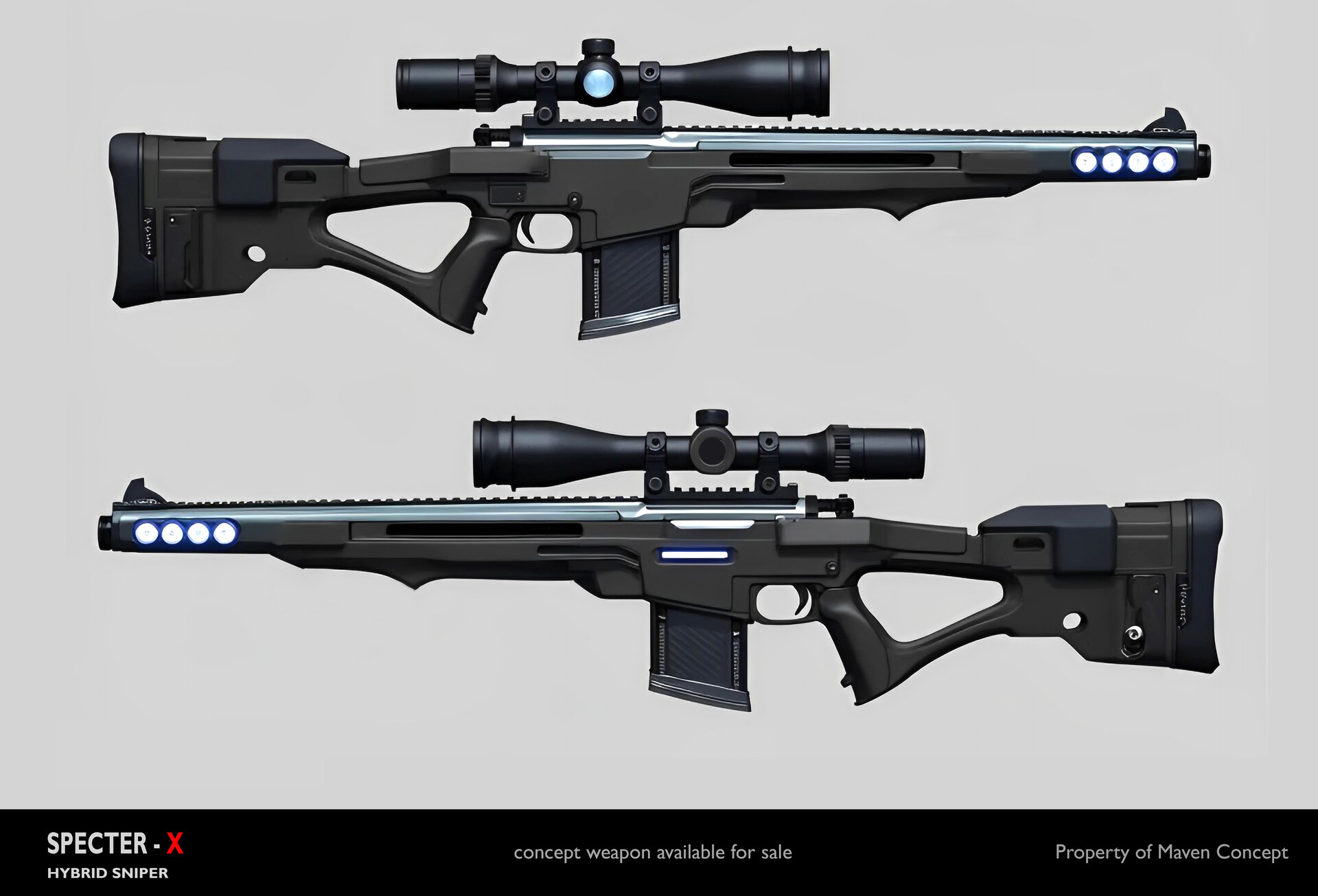 ArtStation - Specter-X Hybrid Sniper