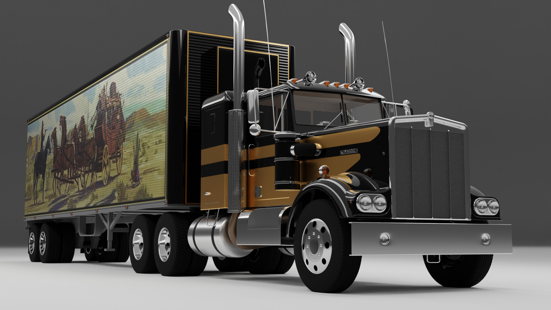 ArtStation - Kenworth Truck