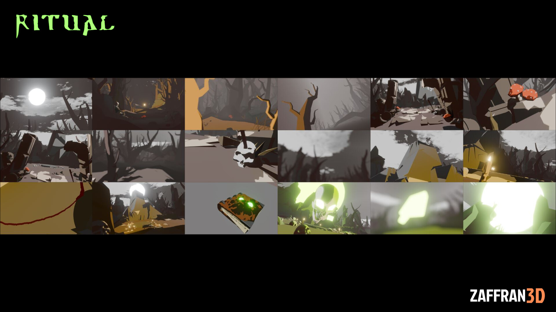 ArtStation - Ritual - Colour Script