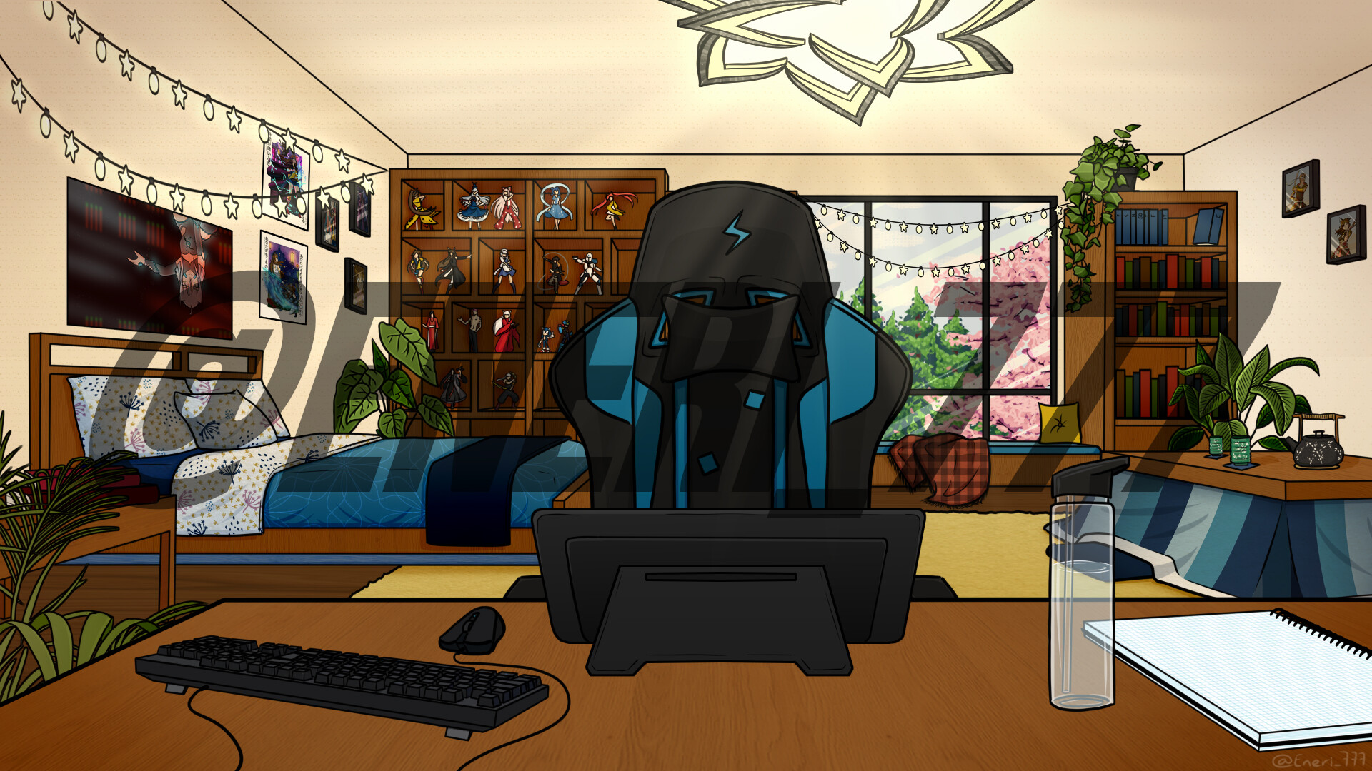 ArtStation - Vtuber Room - Eneri_777