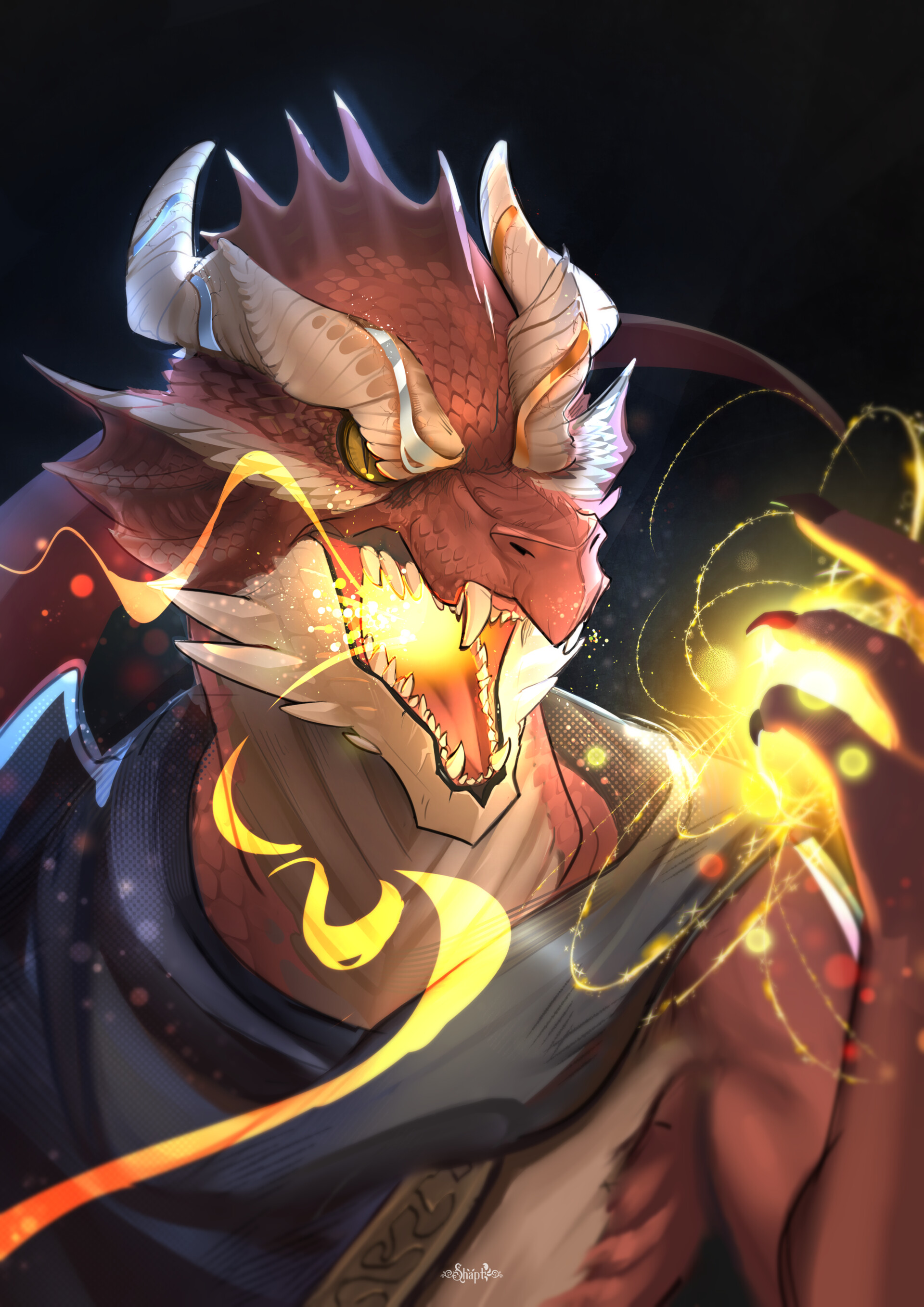 ArtStation - OC Commission Emberclaw