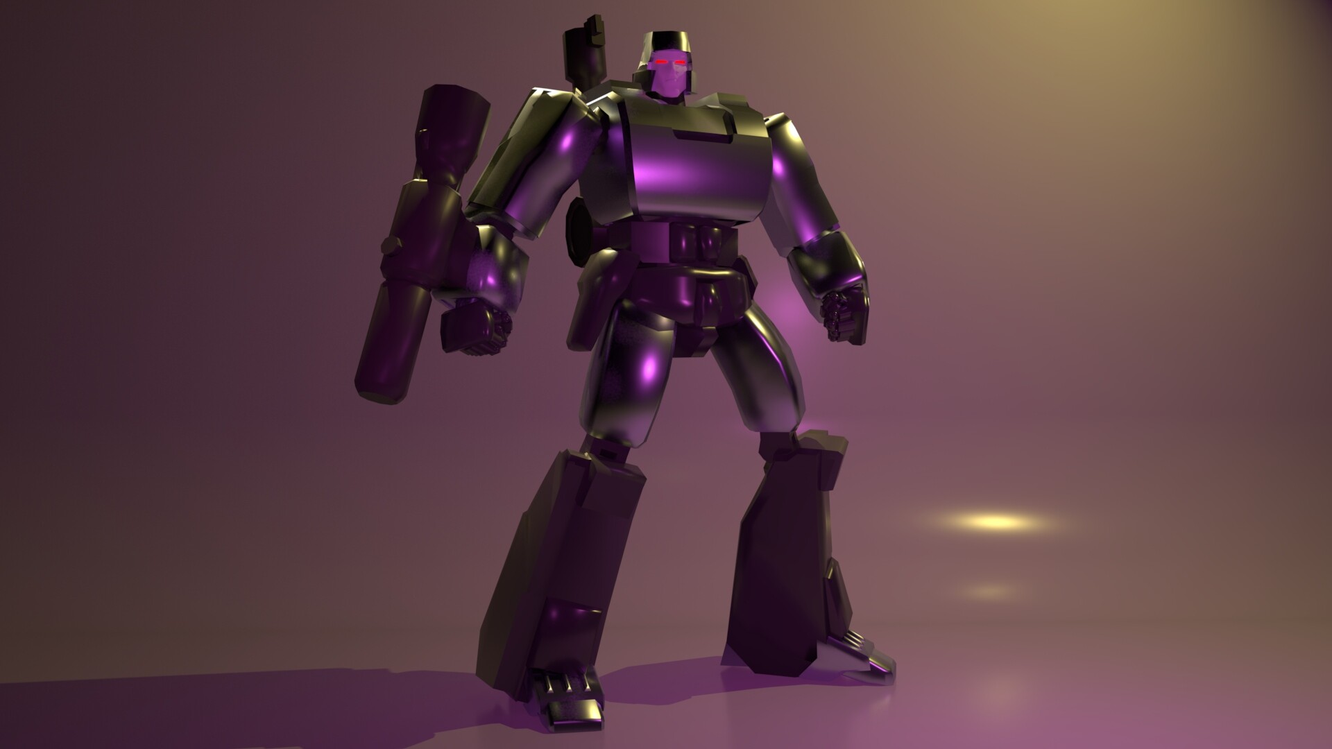 ArtStation - Megatron Hero Lighting