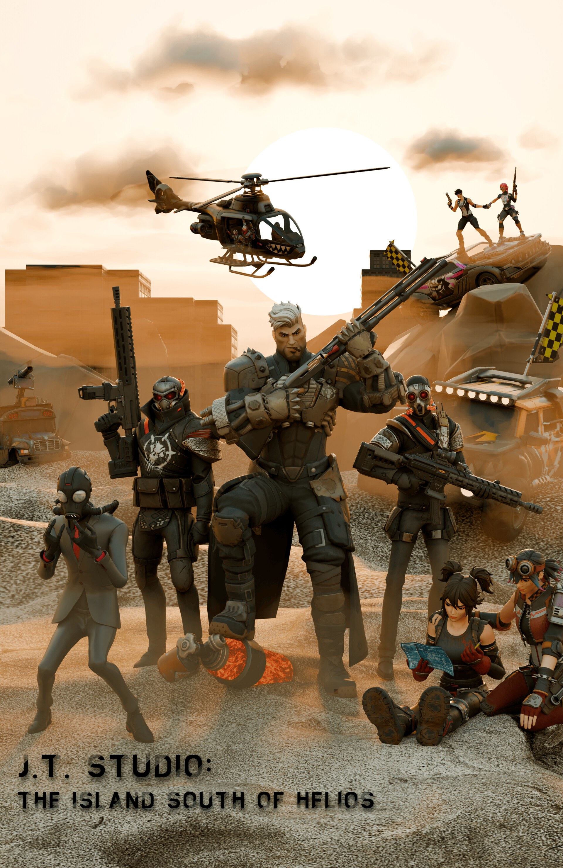 ArtStation - The Island South of Helios