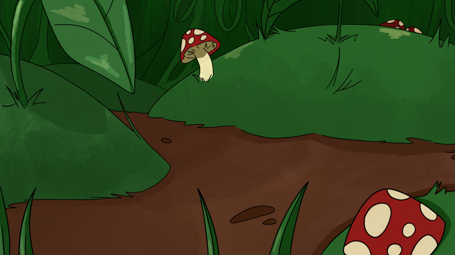 ArtStation - Fondos 2d bosque