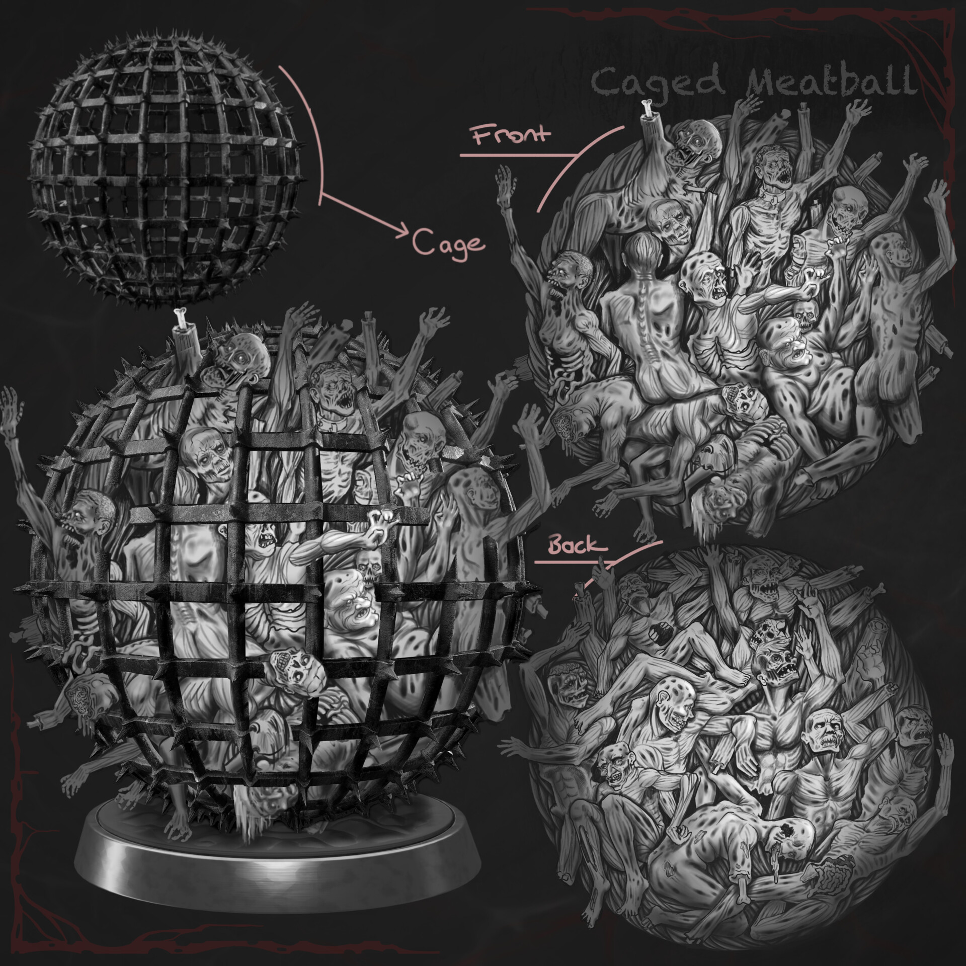 ArtStation - Caged Meatball