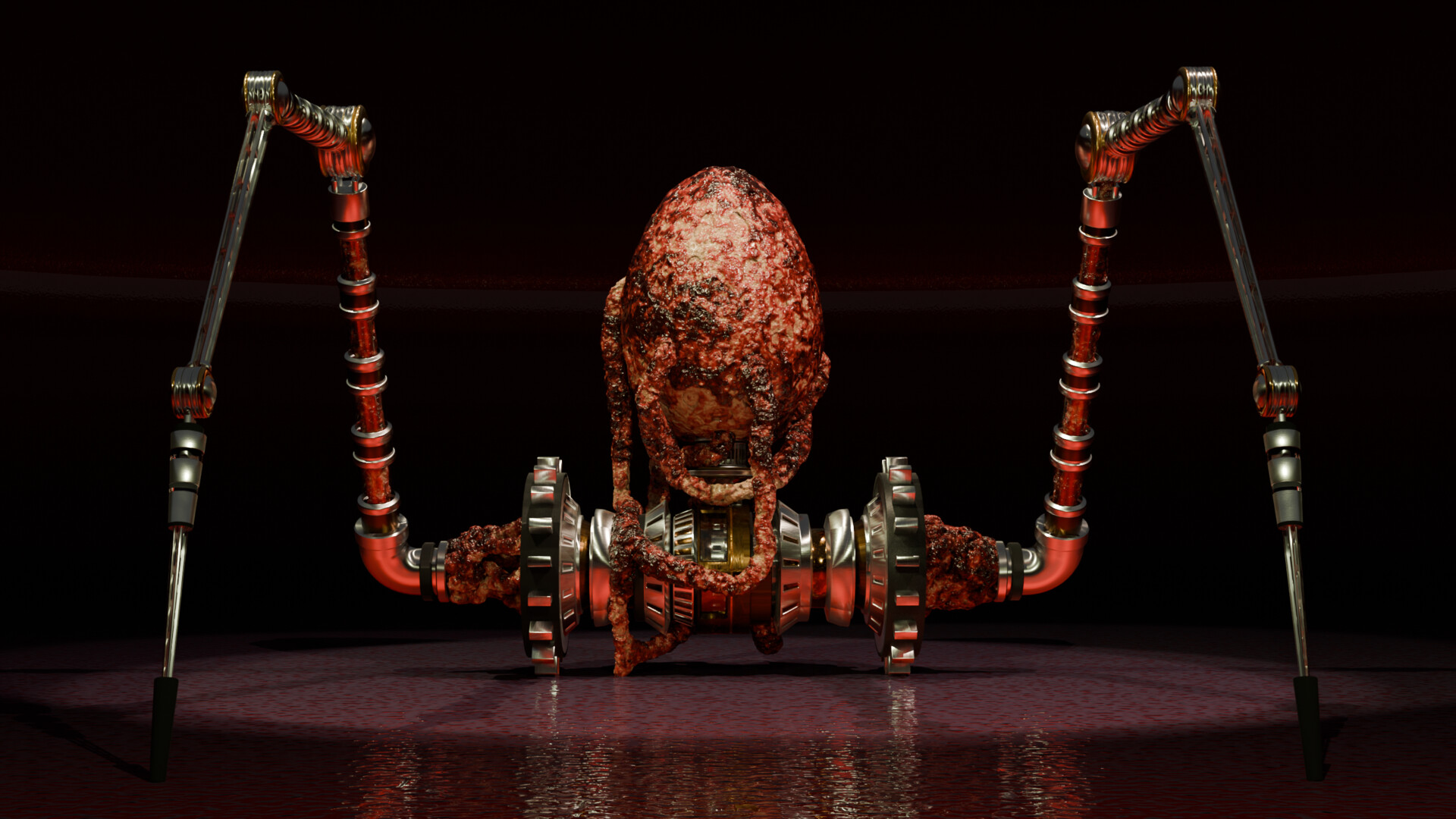 ArtStation - Creepy Mechanical Egg