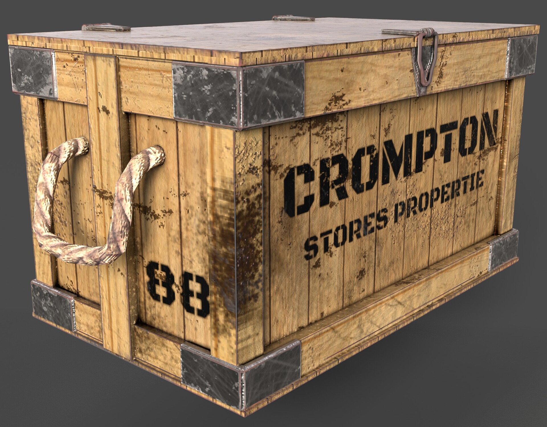 ArtStation - ARMY CRATE PROP
