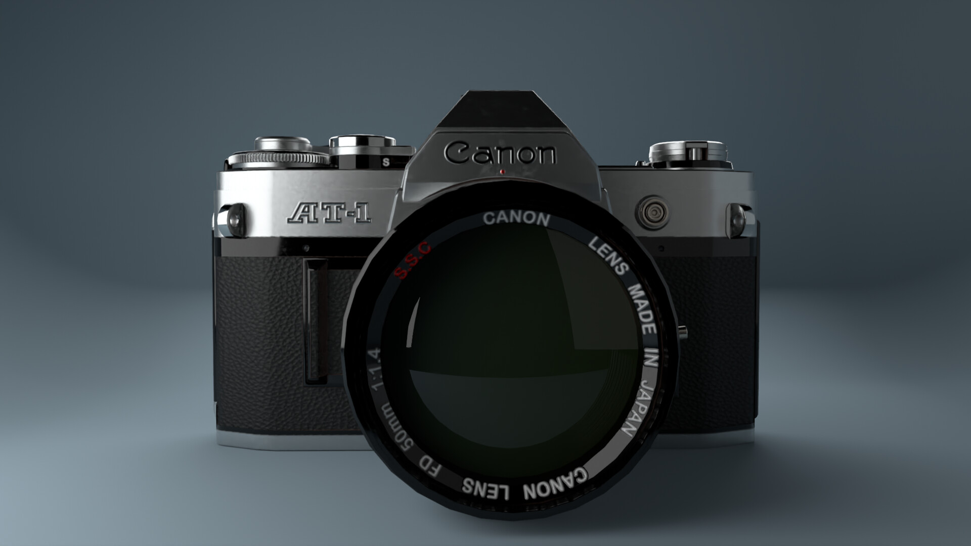 ArtStation - Canon AT-1, a classic camera that blends nostalgia with artistry.
