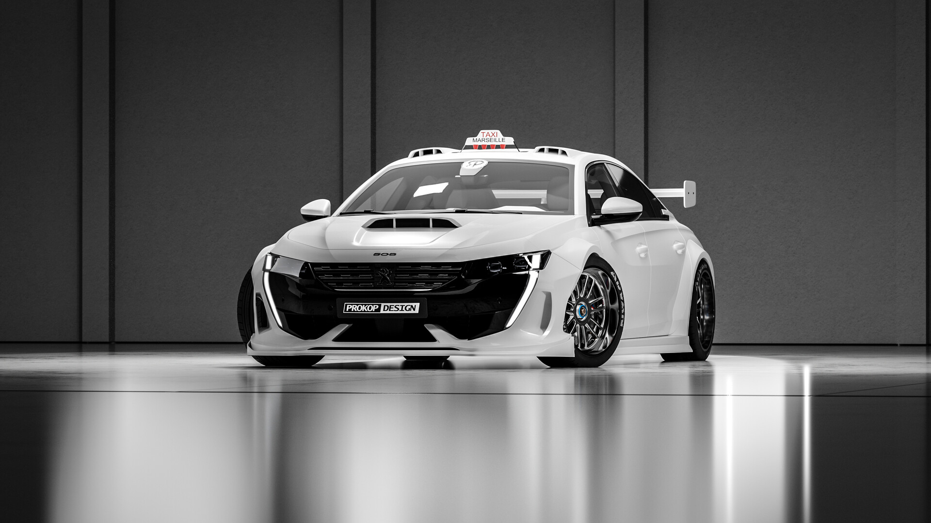 ArtStation - Peugeot 508 || TAXI 6 Edition