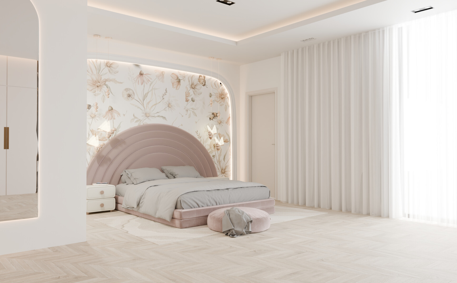 ArtStation - Girls' Bedroom Renders