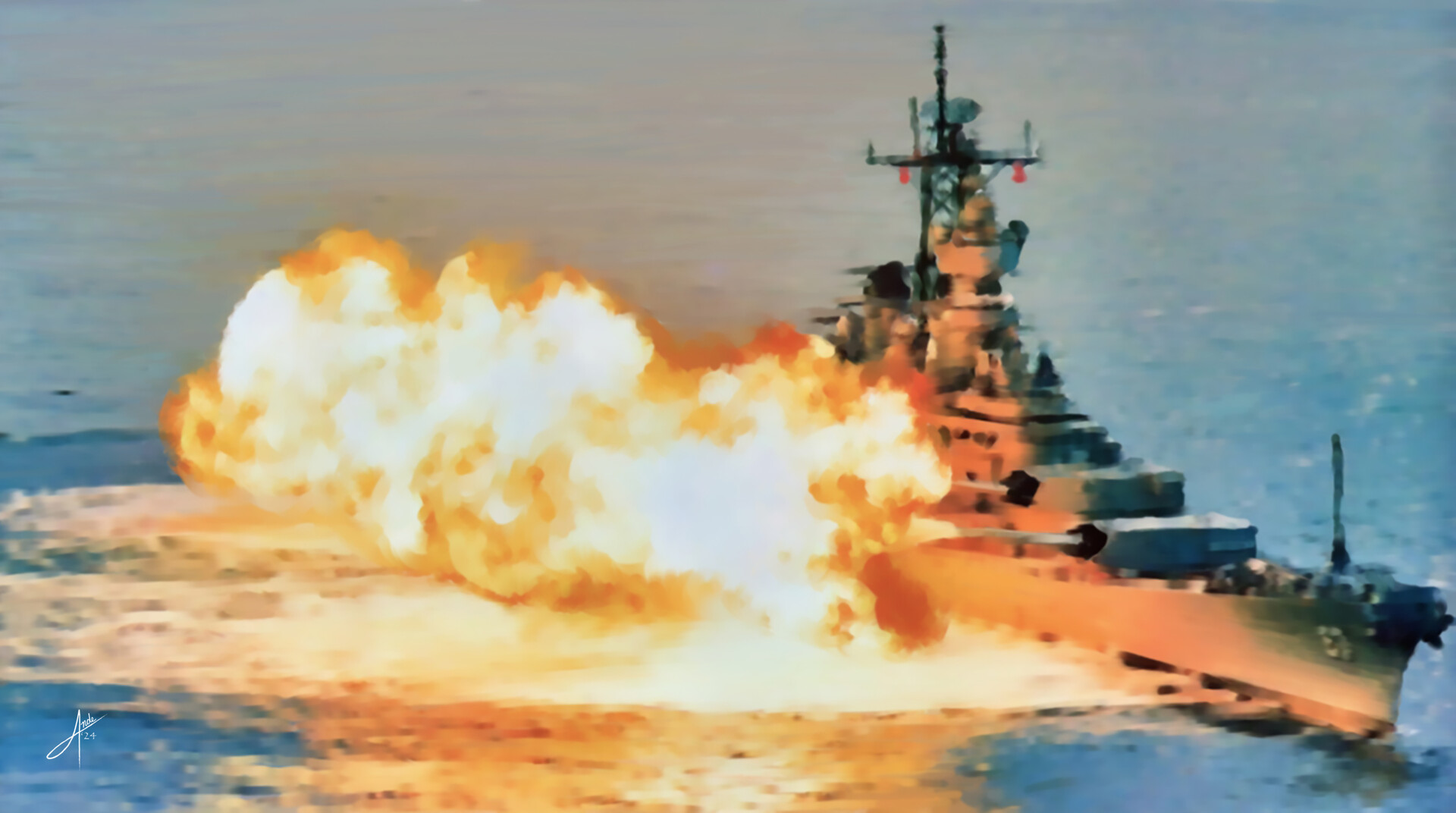 battleship broadside