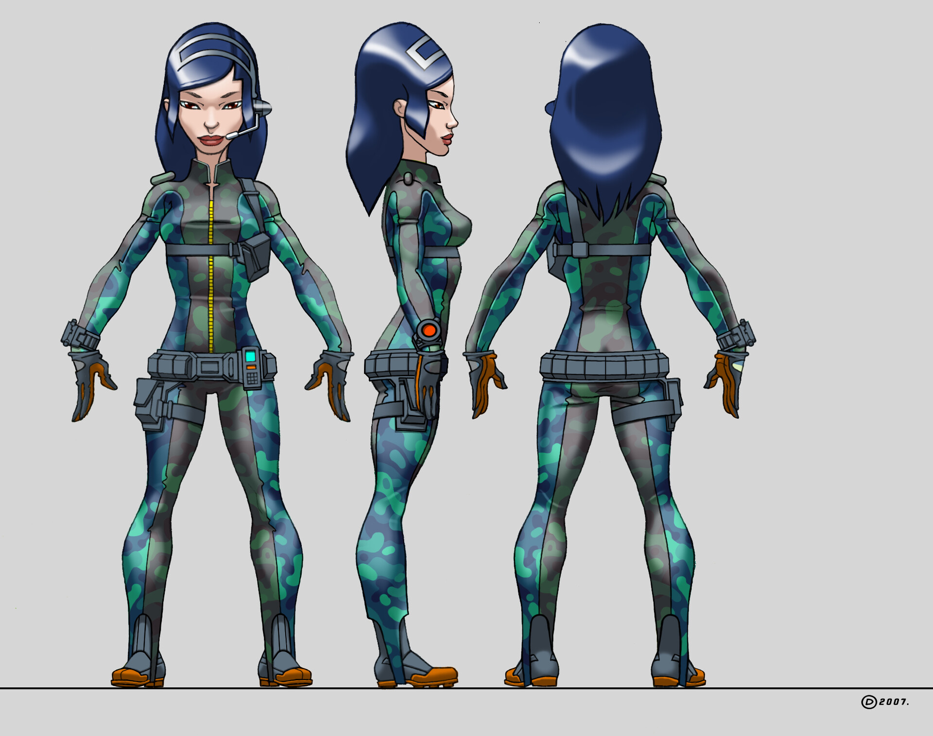 ArtStation - Miki SpyQ model sheets