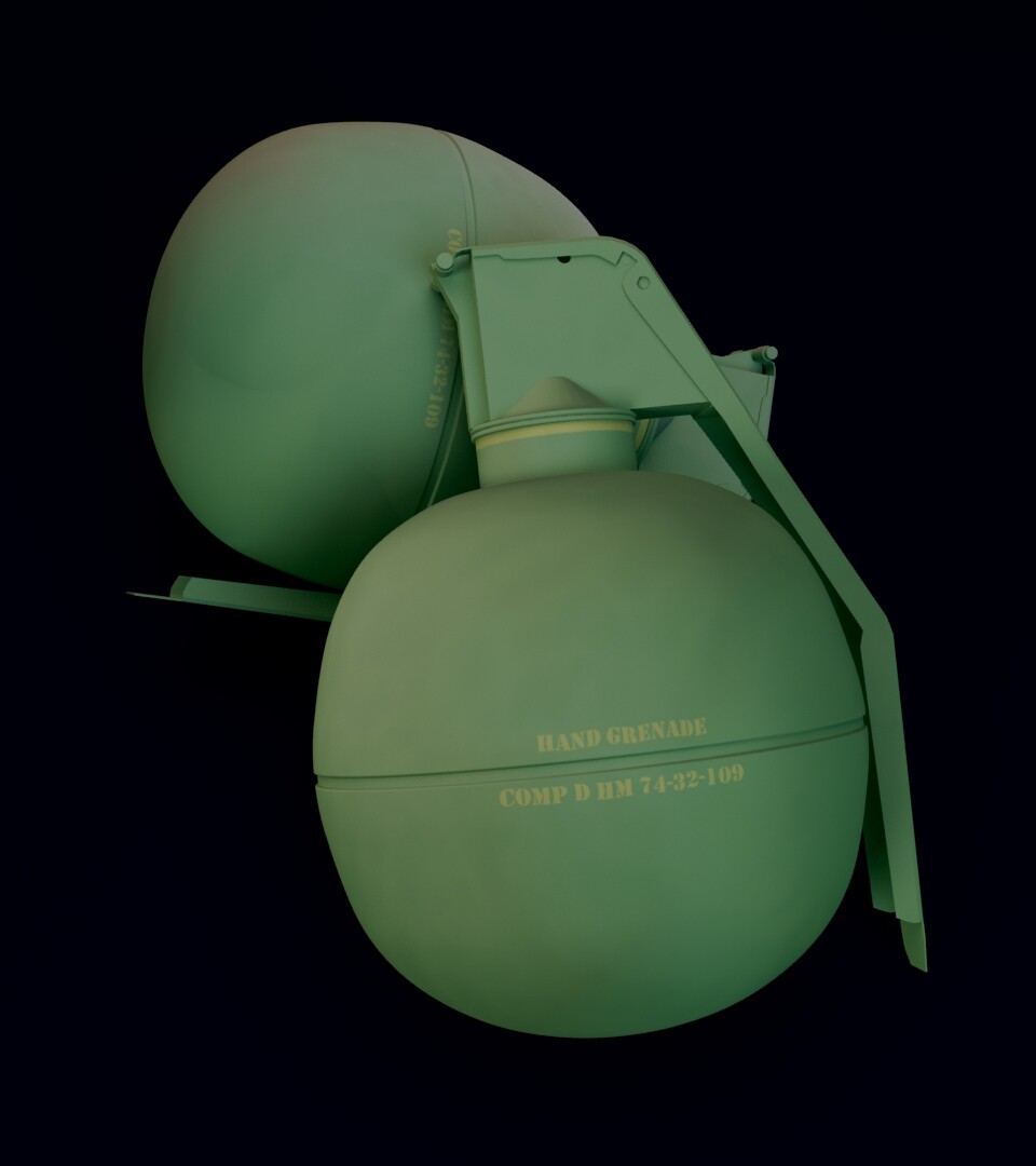 ArtStation - M67 Fragmentation Grenade