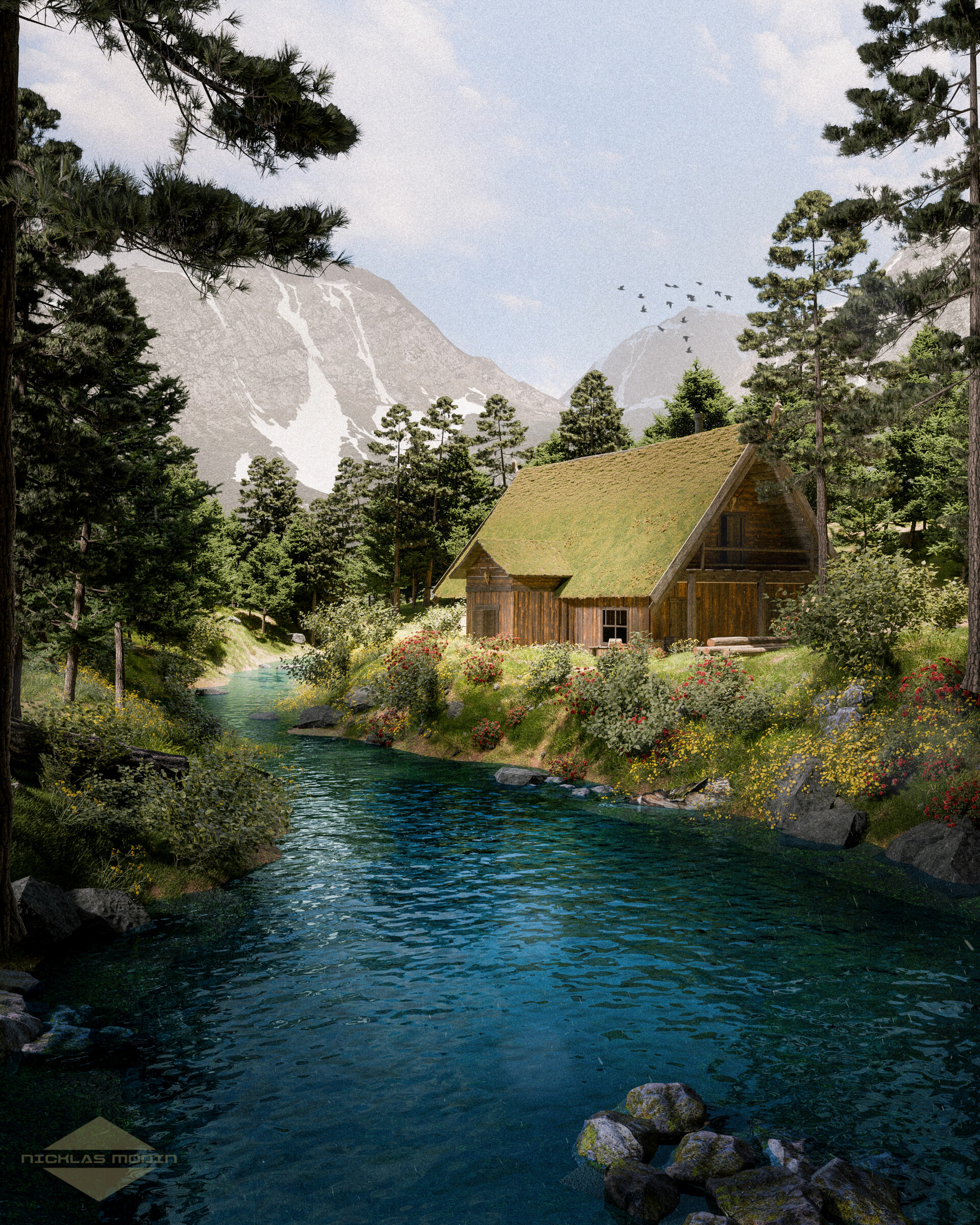 ArtStation - Hunting Lodge