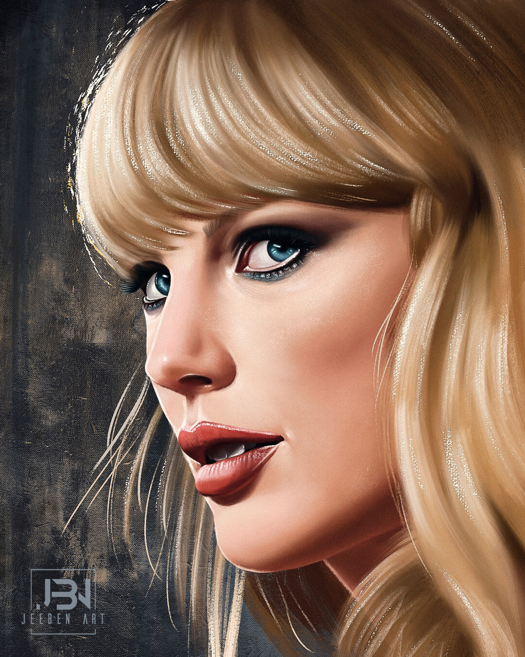 Jeeben Art - Taylor Swift Portrait