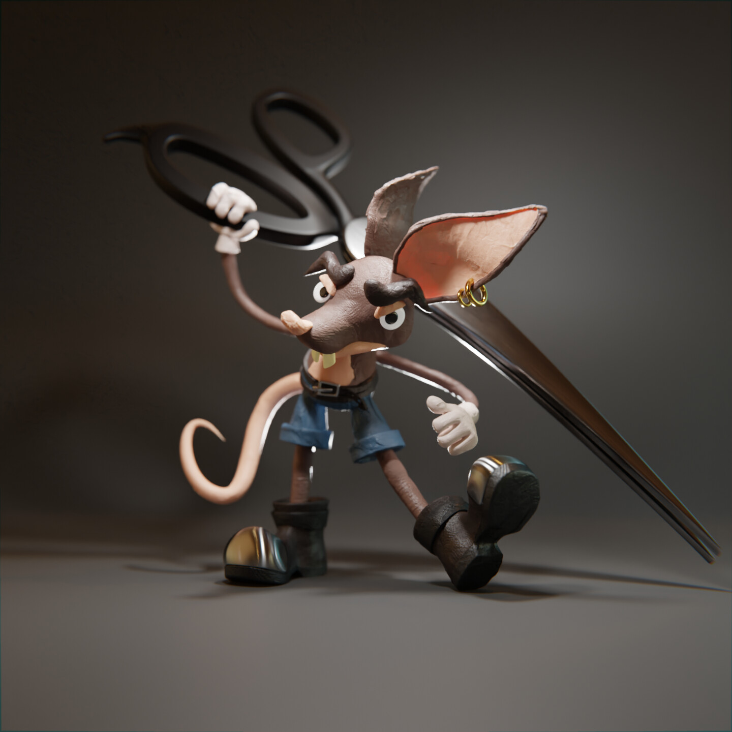 ArtStation - Clay Rat - 3D Character