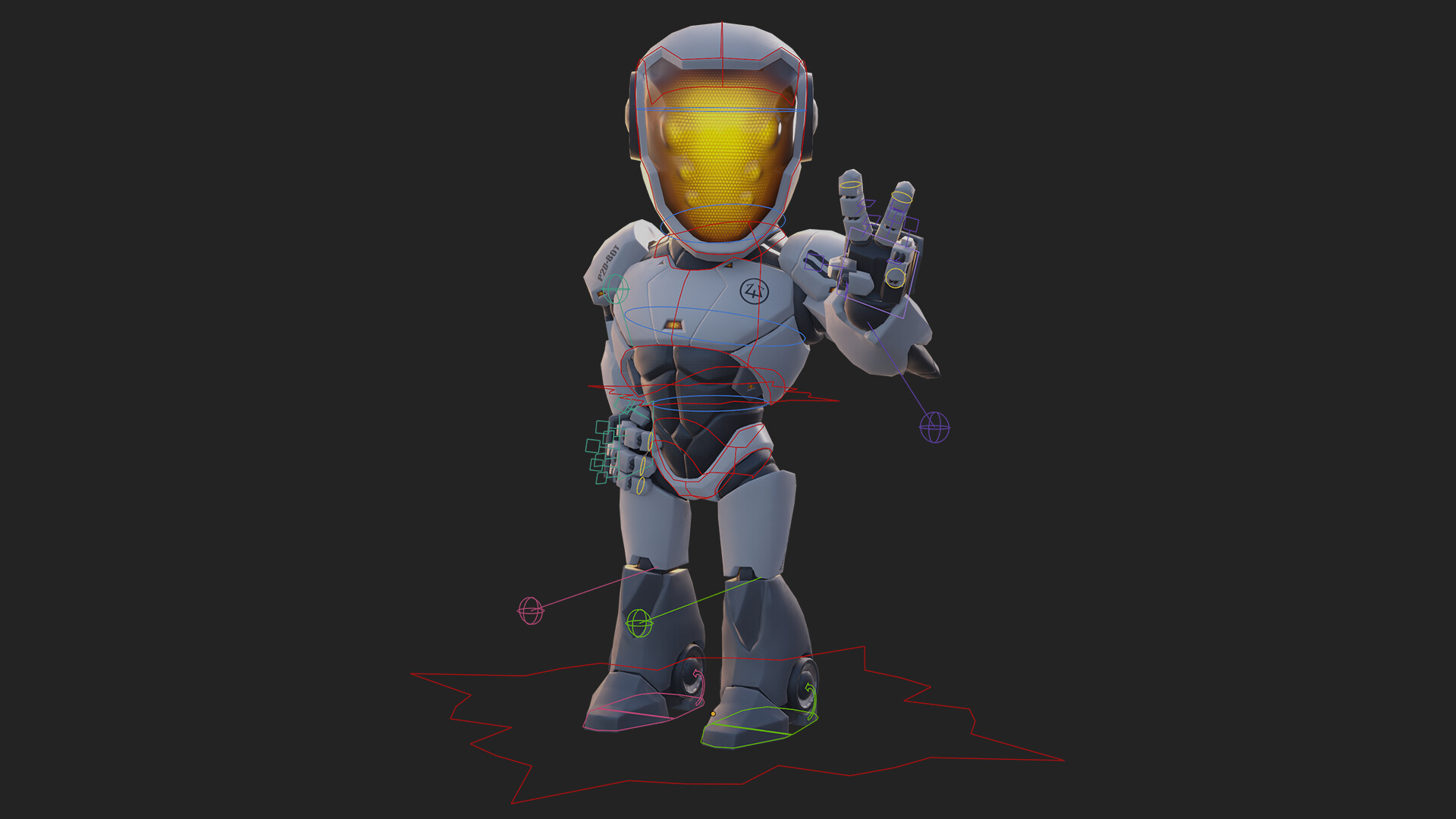 ArtStation - P2DBot Chibi Rig Demo