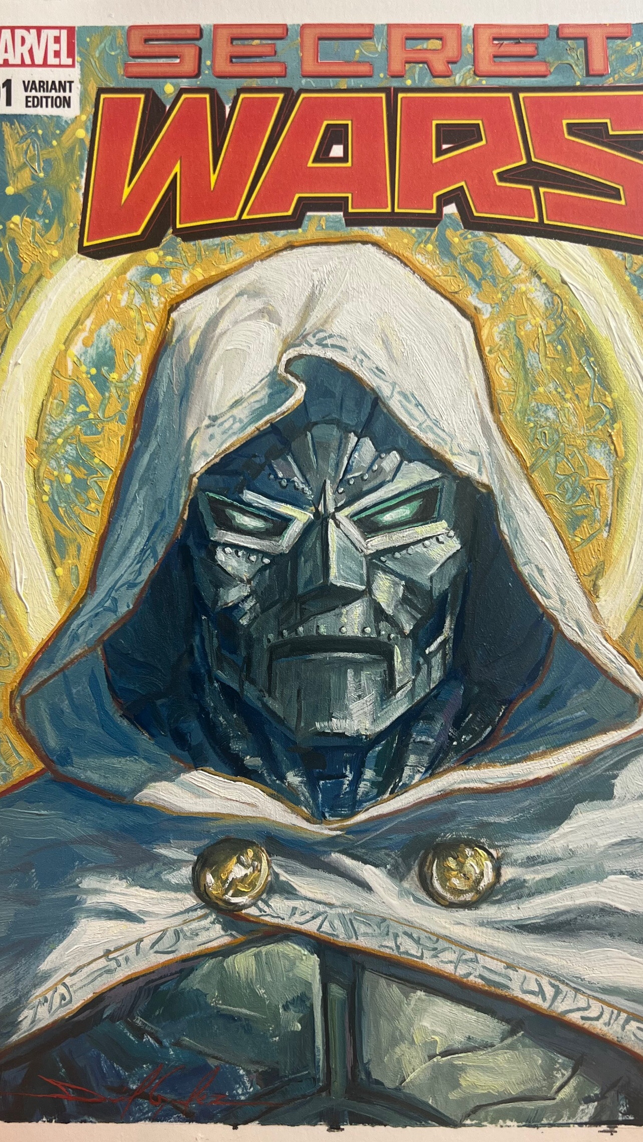 ArtStation - Secret Wars- Doom Variant cover