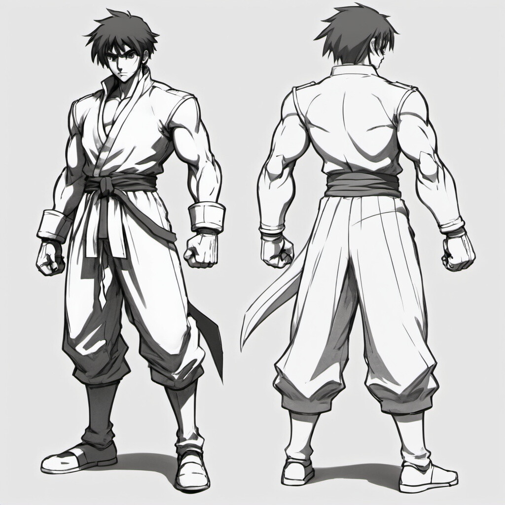 ArtStation - Spirit Fighters Character Sketches