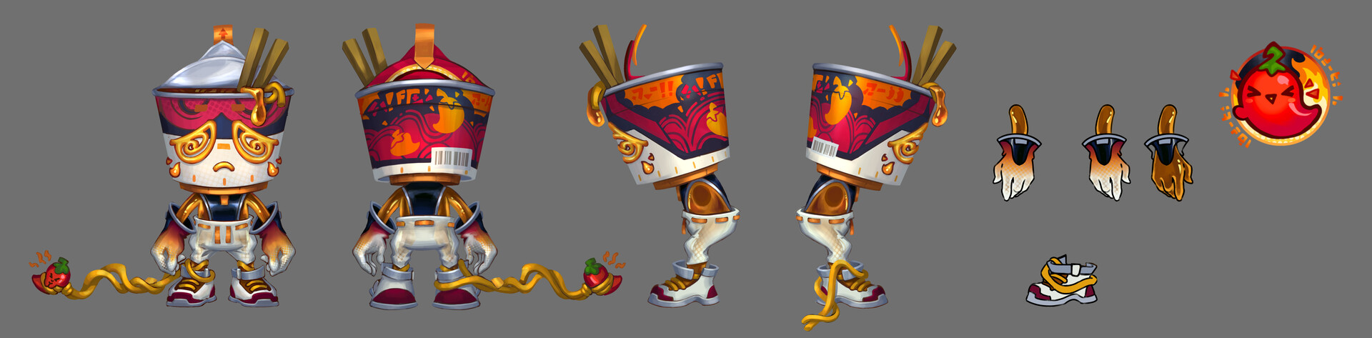 Zhongqi Li - League of Legends: Wild Rift - Food Spirits Amumu Concept