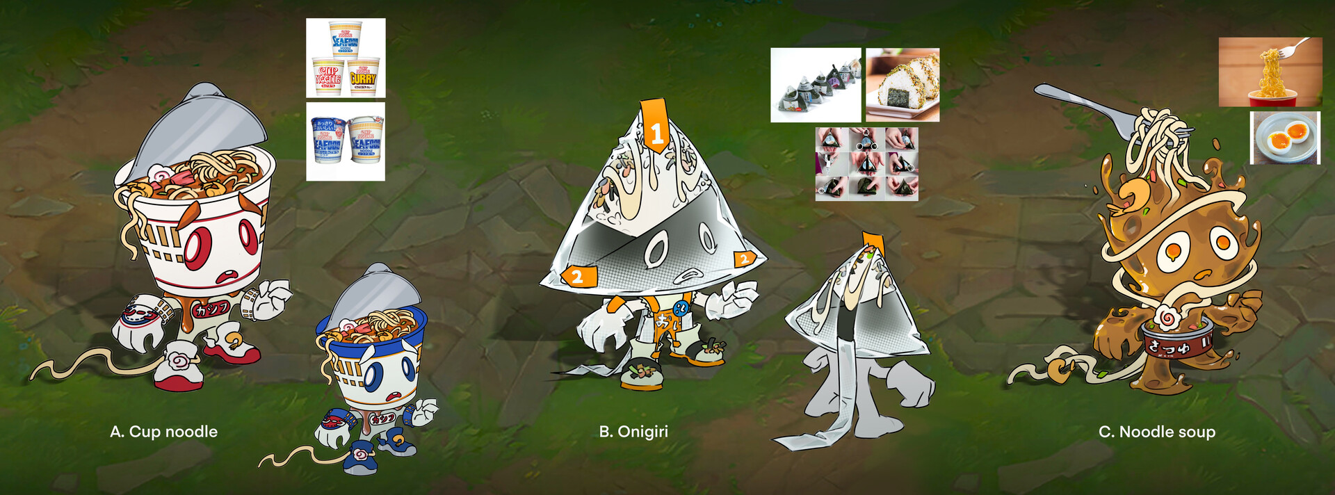 Zhongqi Li - League of Legends: Wild Rift - Food Spirits Amumu Concept