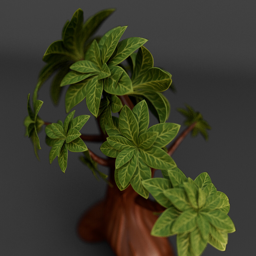 ArtStation - Foliage Modeling & Texturing