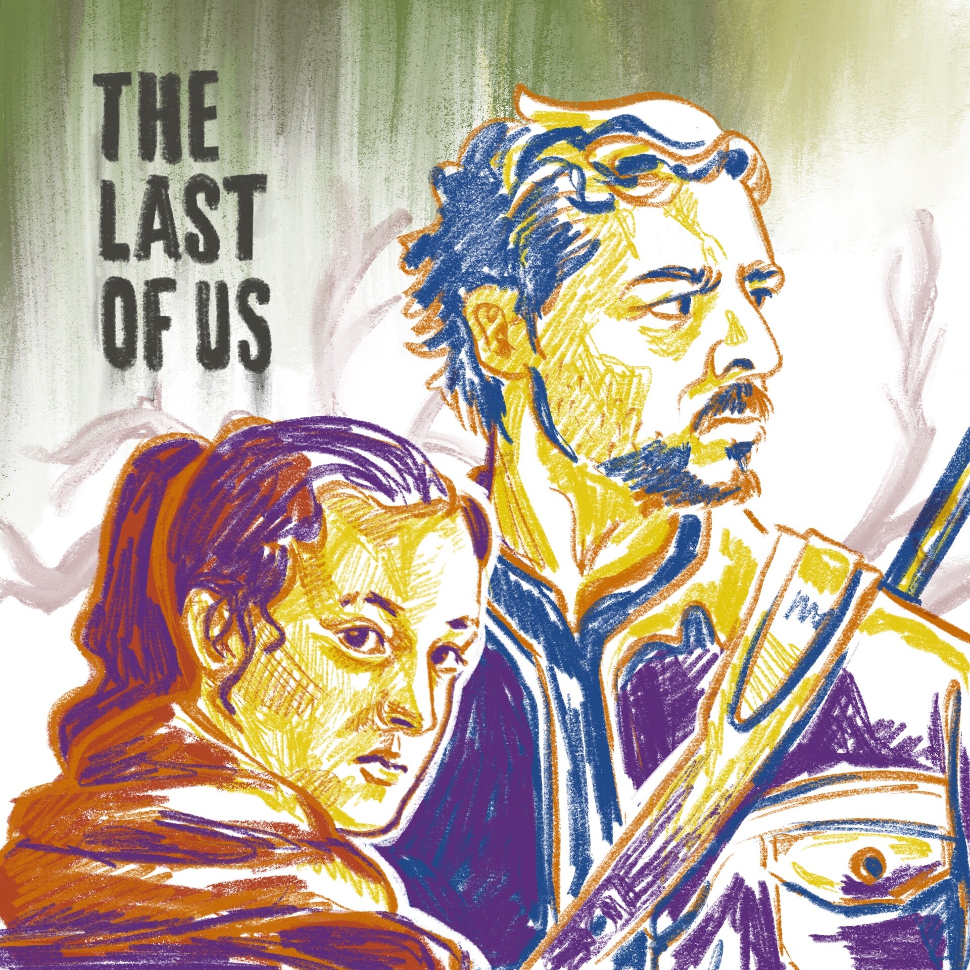 ArtStation - TLOU colorful fanart