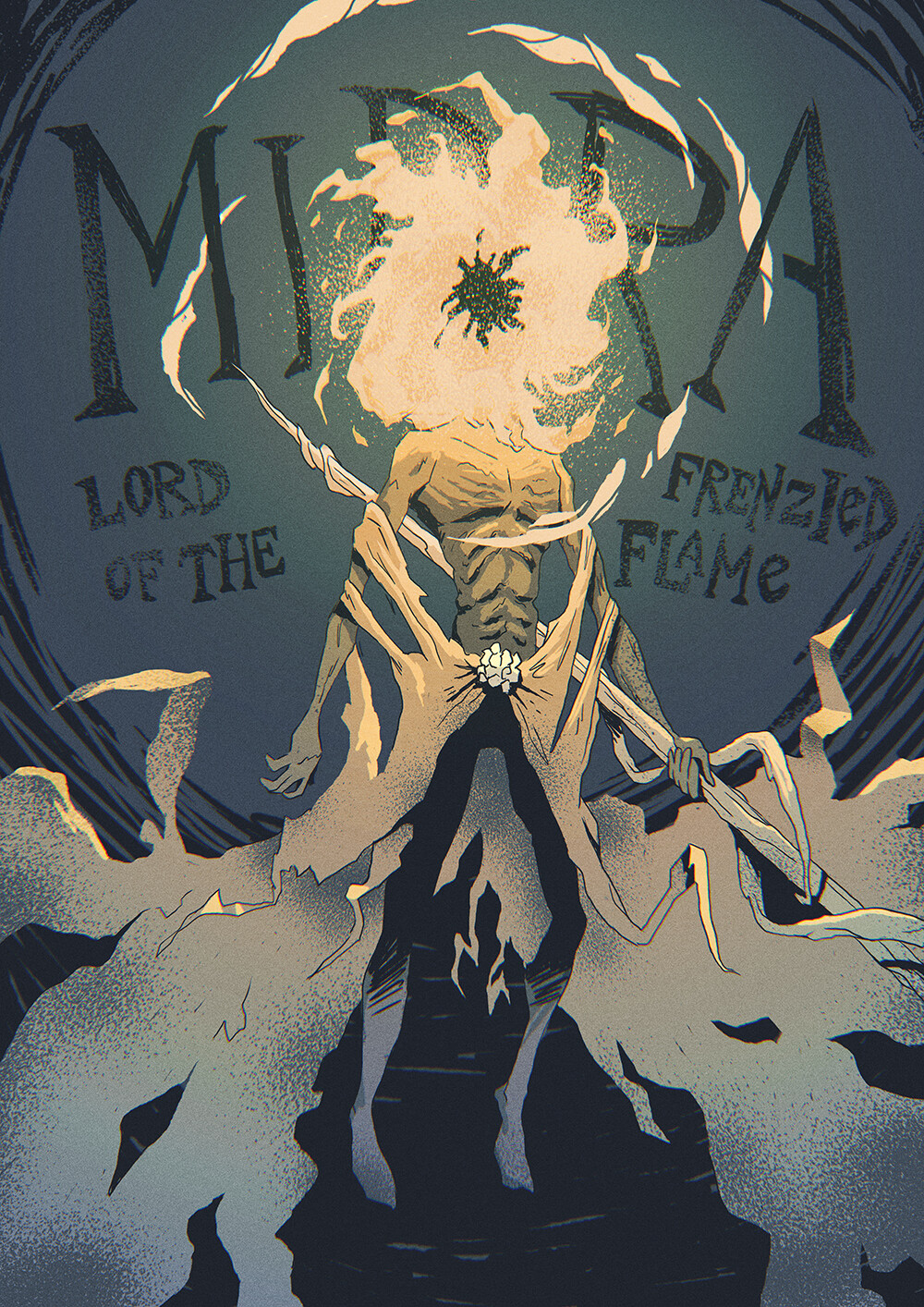 ArtStation - Midra, Lord of the Frenzied Flame