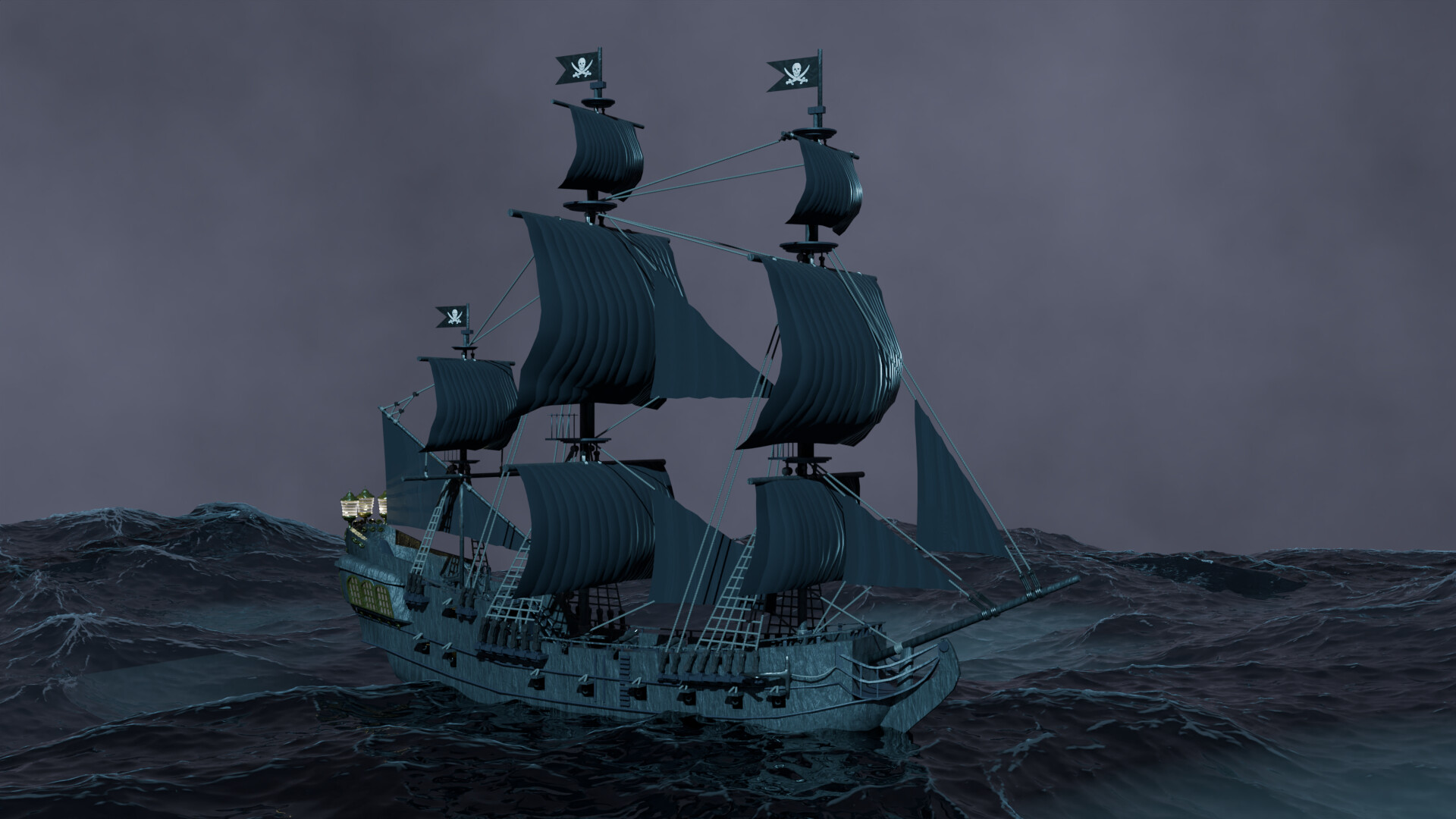 ArtStation - BlackPearl_3d_Model