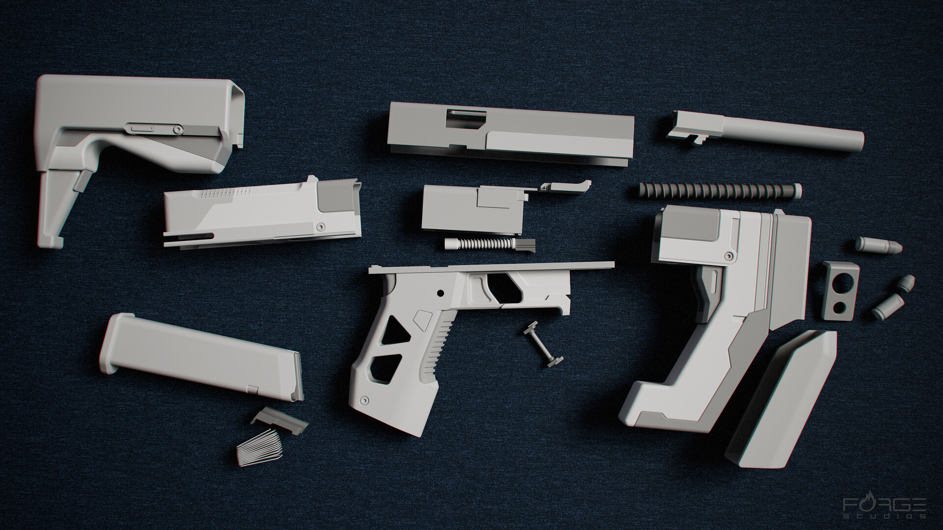 FORGE STUDIOS - 0Z-03F Handgun