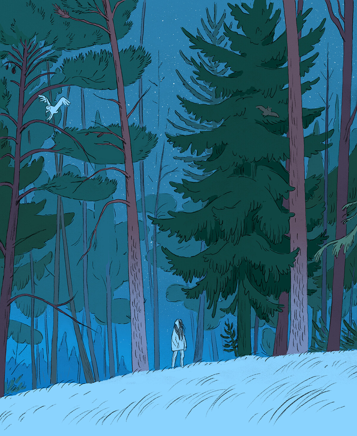 ArtStation - a nighttime stroll