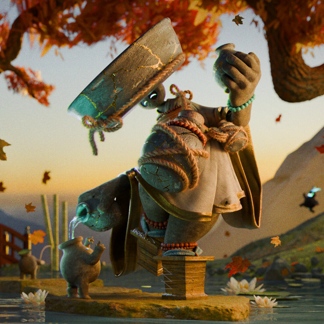 ArtStation - Shrinewarden Cleric Fan Art