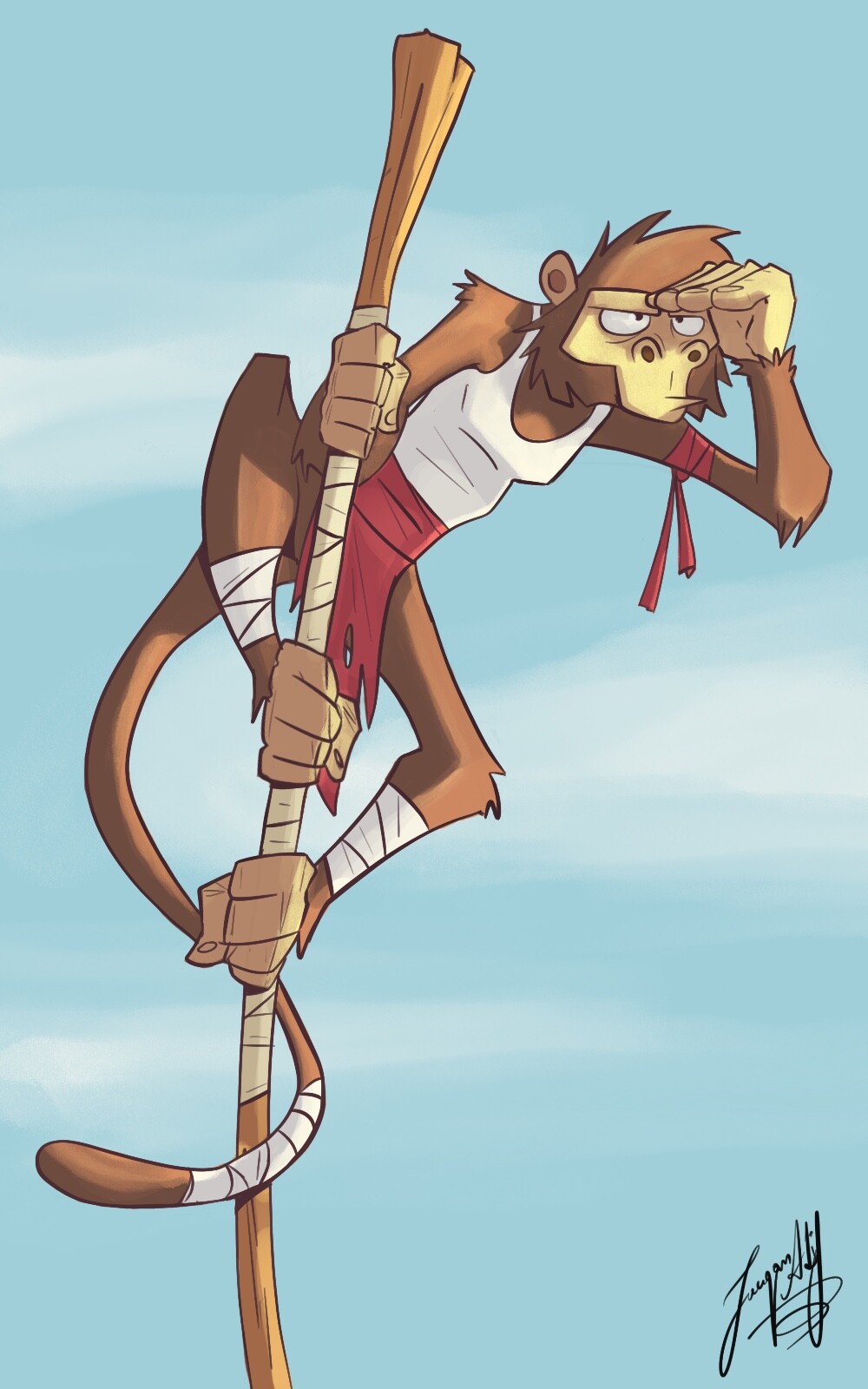 ArtStation - Monkey on a stick
