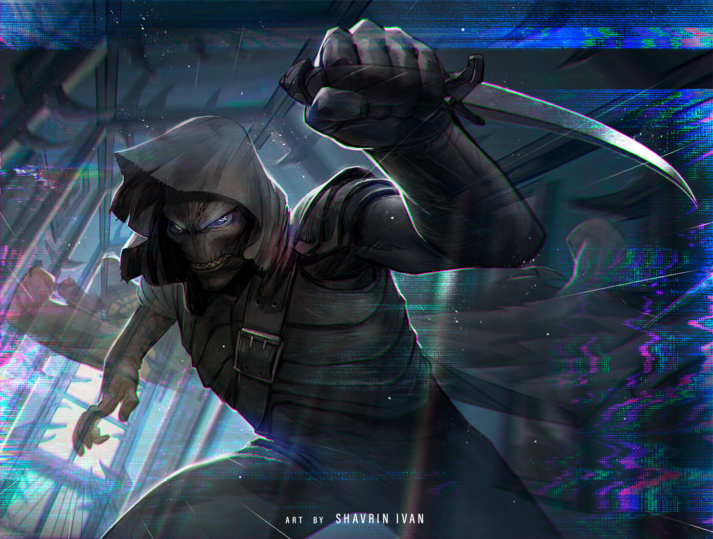 ArtStation - #MTGDuskmourn Secret Lair Showcase: Duskmourn drop - Dauthi Voidwalker SHAVRIN