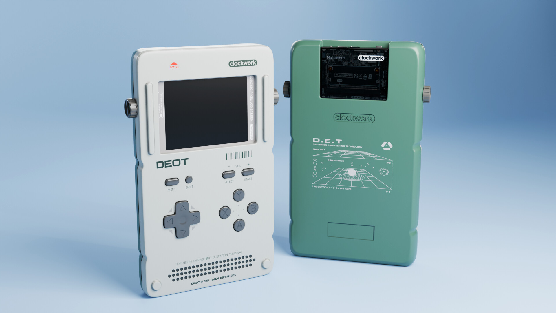 ArtStation - Clockworkpi Gameshell D.E.O.T. 3D Inspiring Model