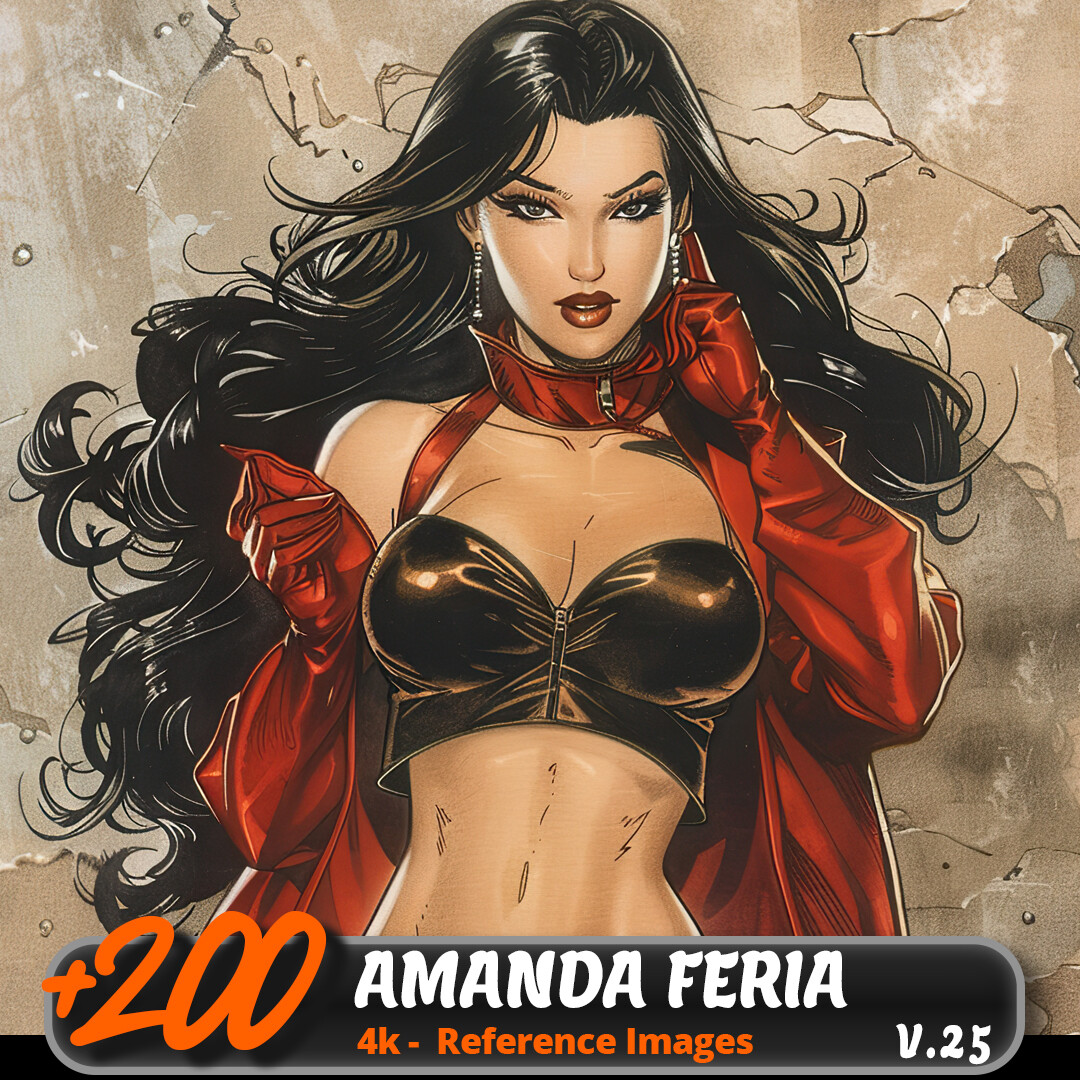 ArtStation - AMANDA FERIA VOL. 25/ 4K/ Reference Image