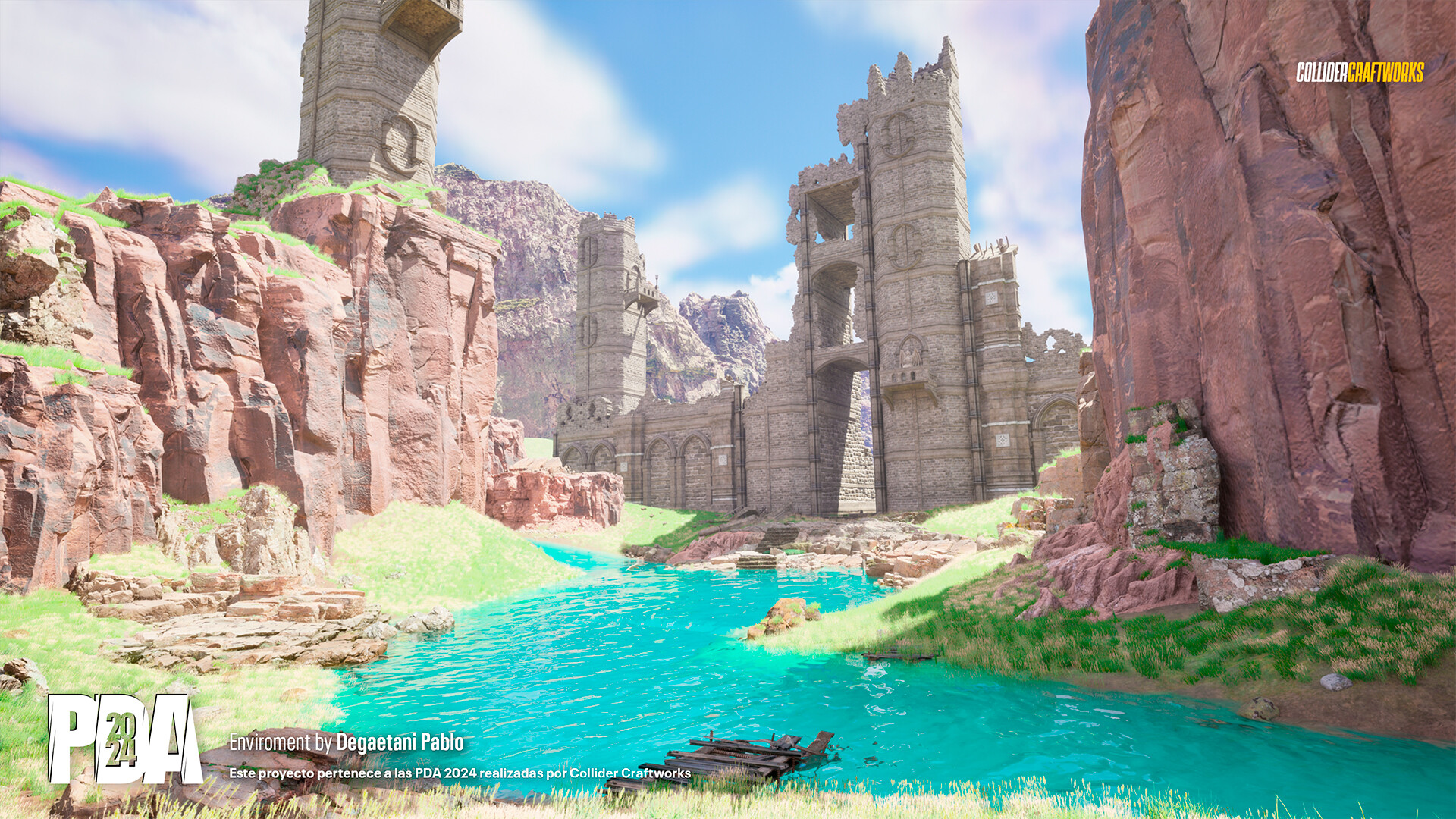 ArtStation - PDA 2024 Collider Craftworks- Set Dressing Environment