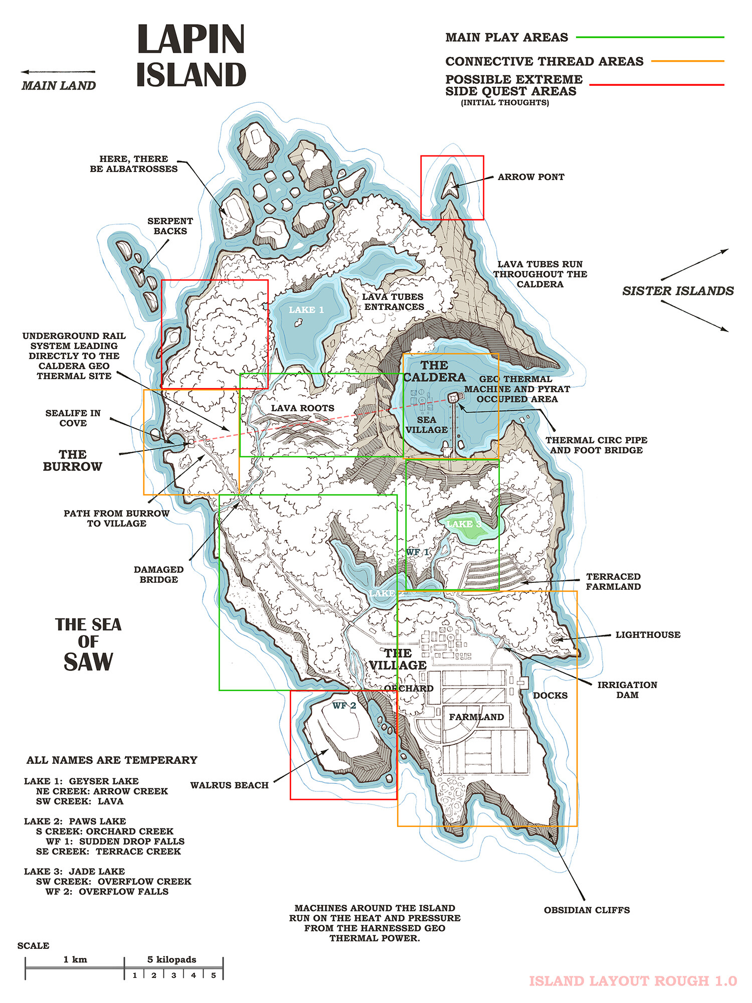 ArtStation - A map laying out playable areas for a video game I'm ...