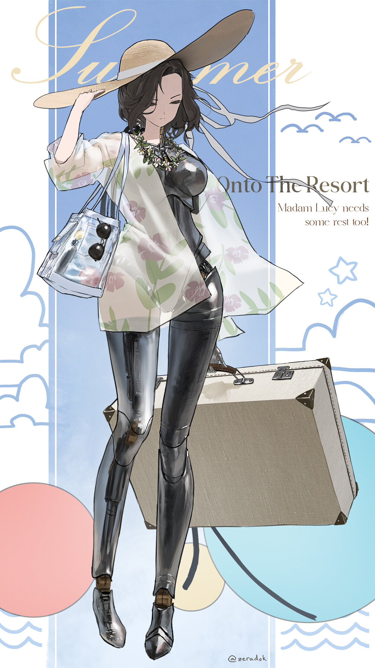 ArtStation - Lucy On Vacation