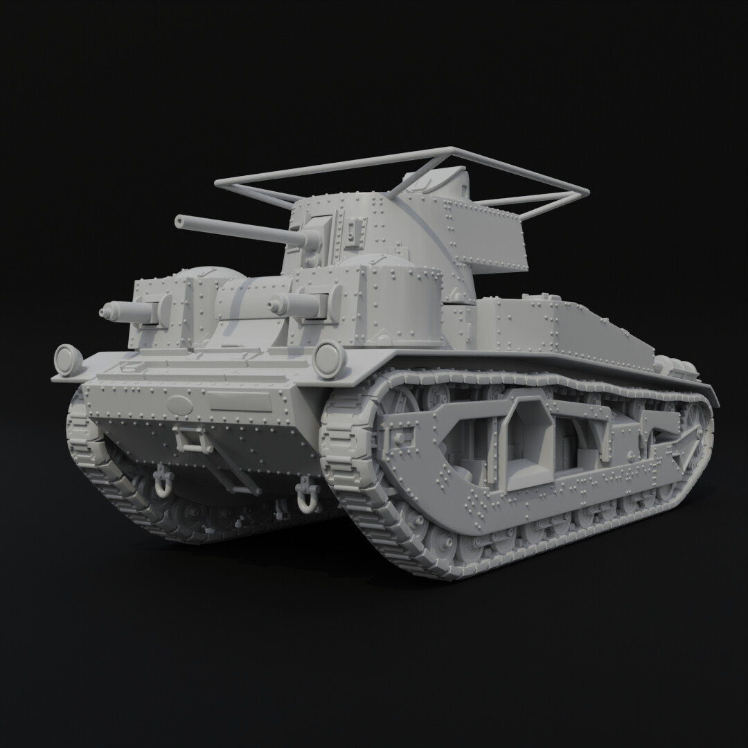 ArtStation - Vickers Medium Tank Mk.III