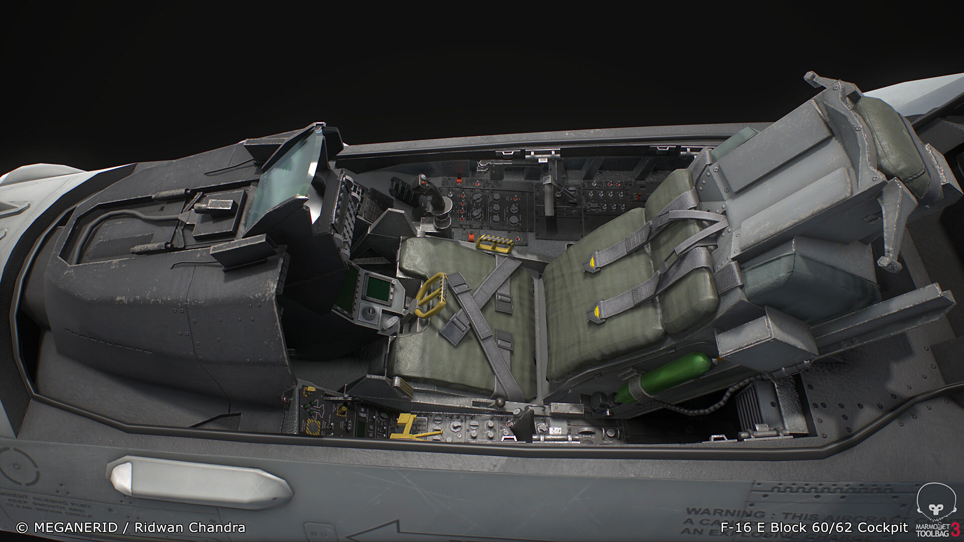 Ridwan Chandra - MeganeRid - F-16 E Block 60/62 Cockpit