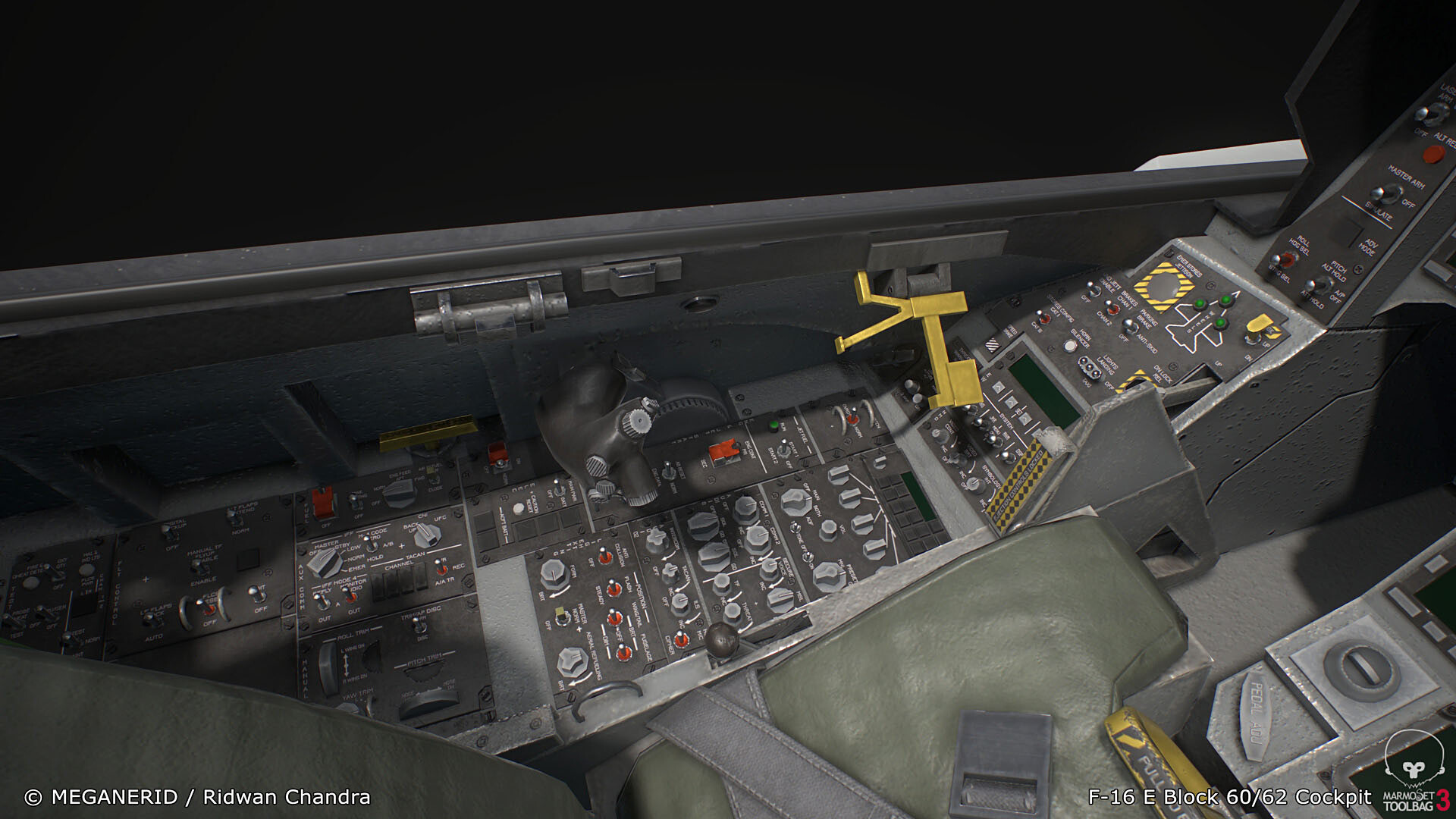 Ridwan Chandra - MeganeRid - F-16 E Block 60/62 Cockpit