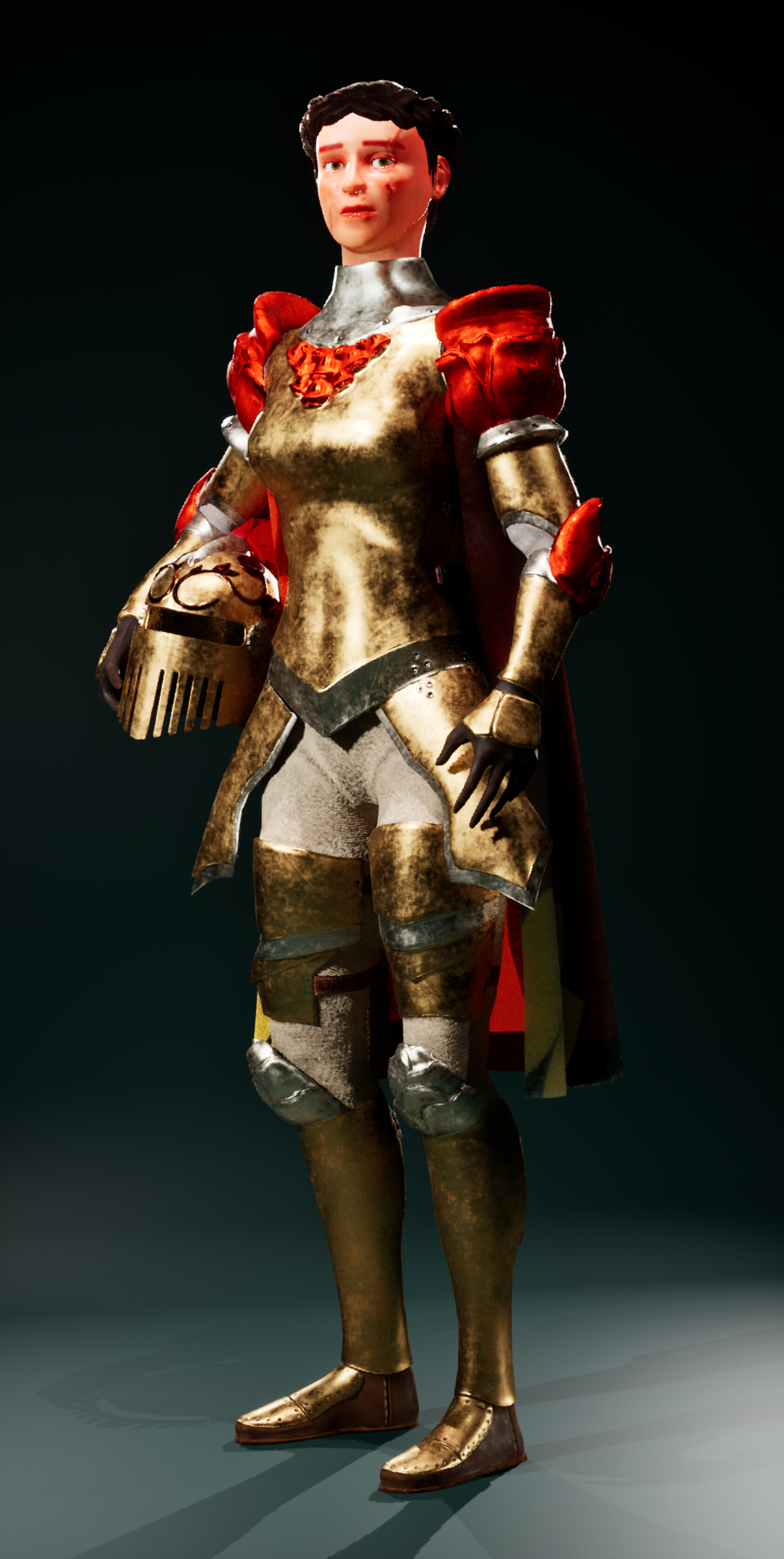 ArtStation - Jolene the rose knight 3D