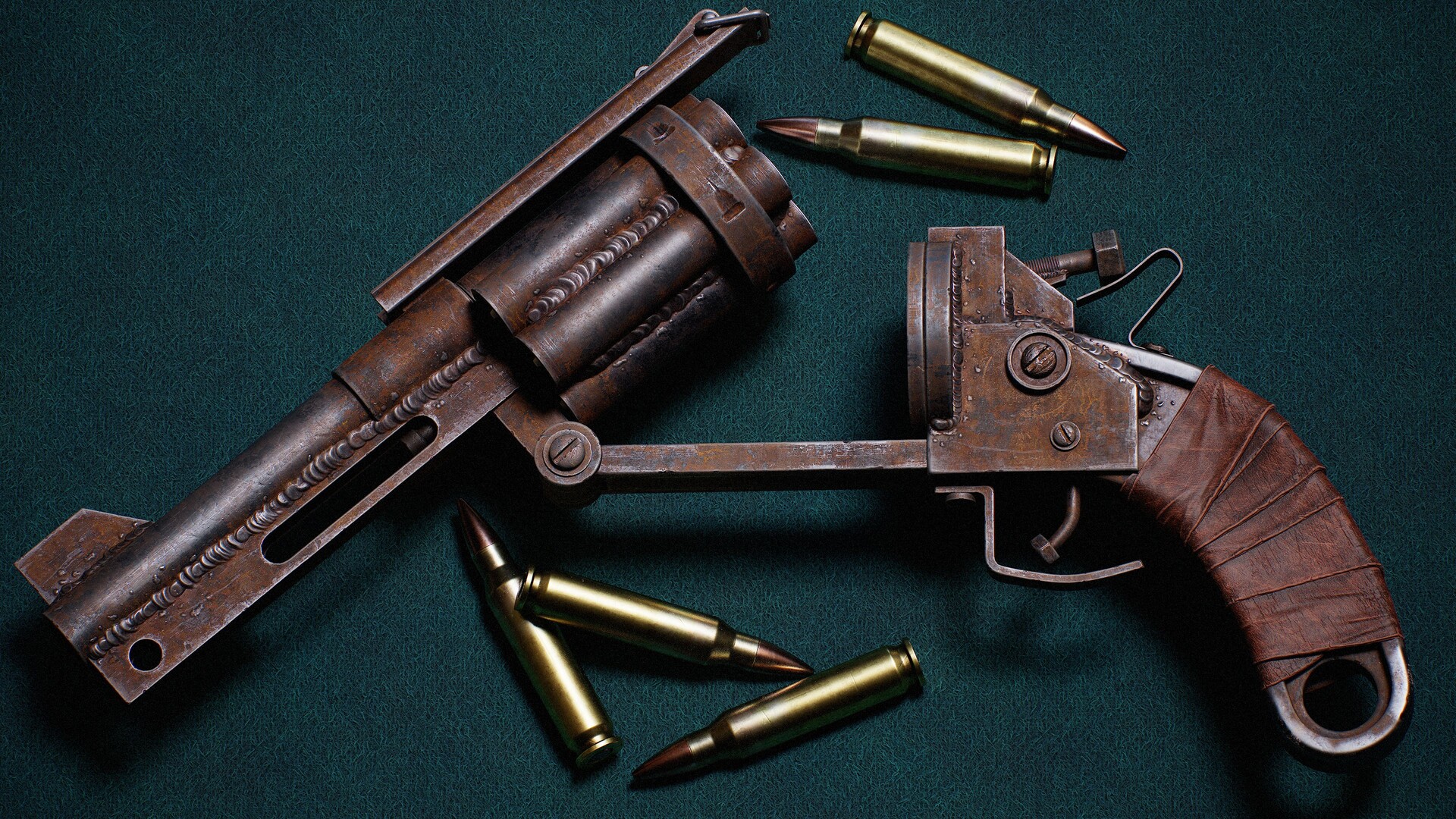 Pilgrim - High Caliber Revolver - Rust