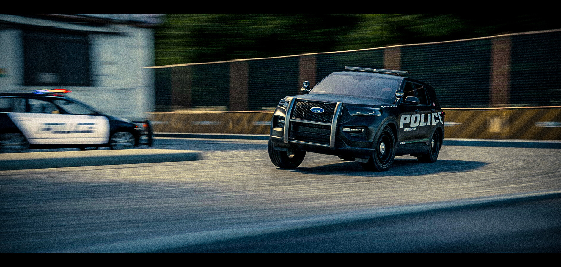 ArtStation - Police Car Scene