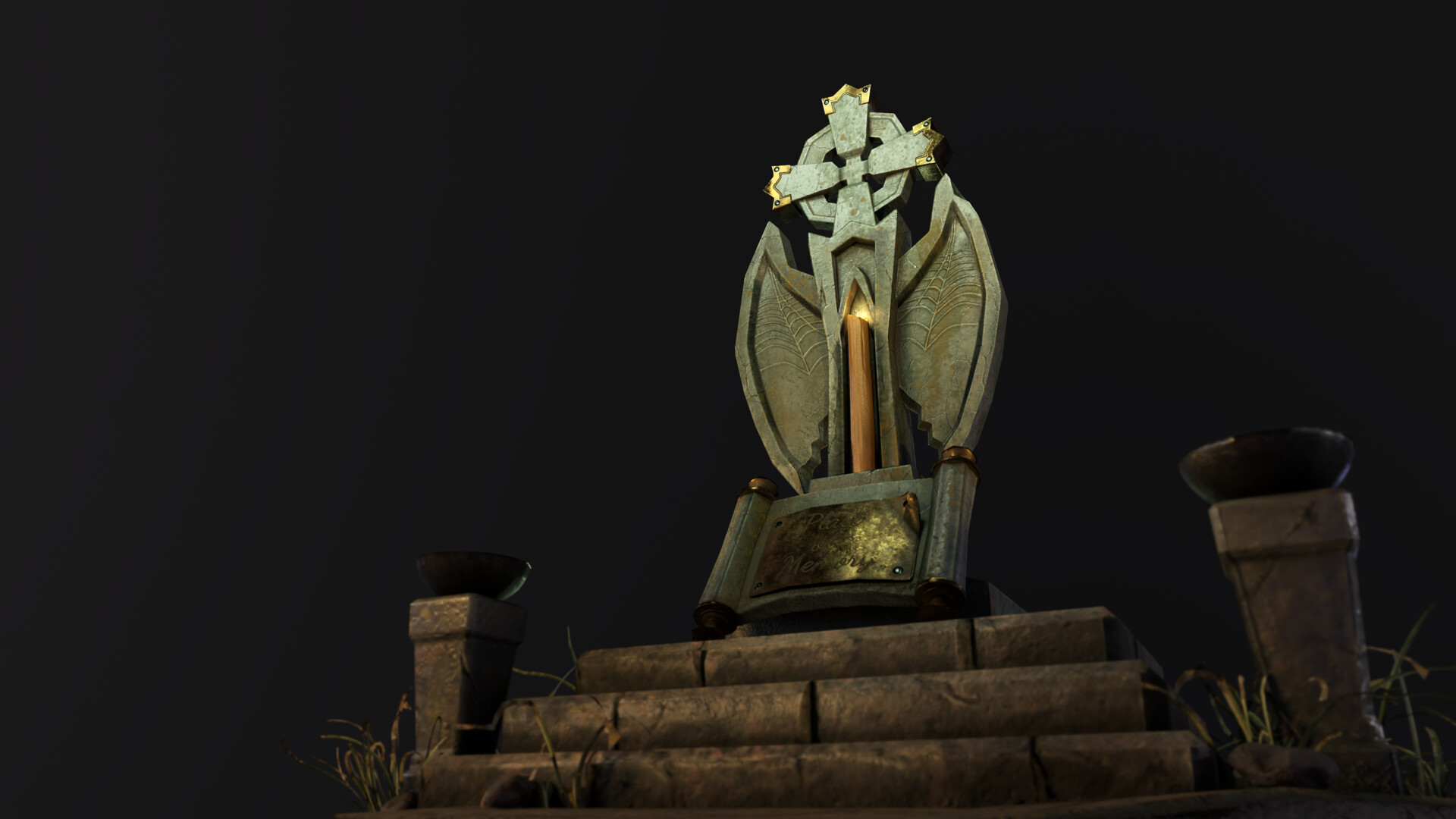 ArtStation - Altar "Place of Memory"