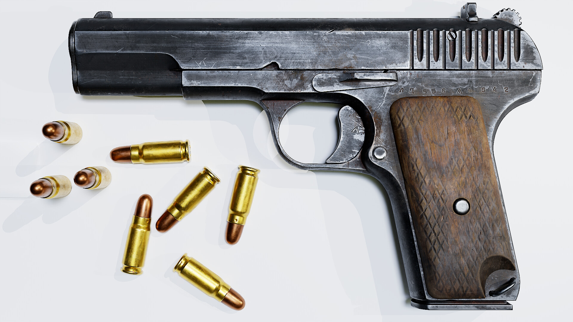 ArtStation - Old WW2 TT pistol