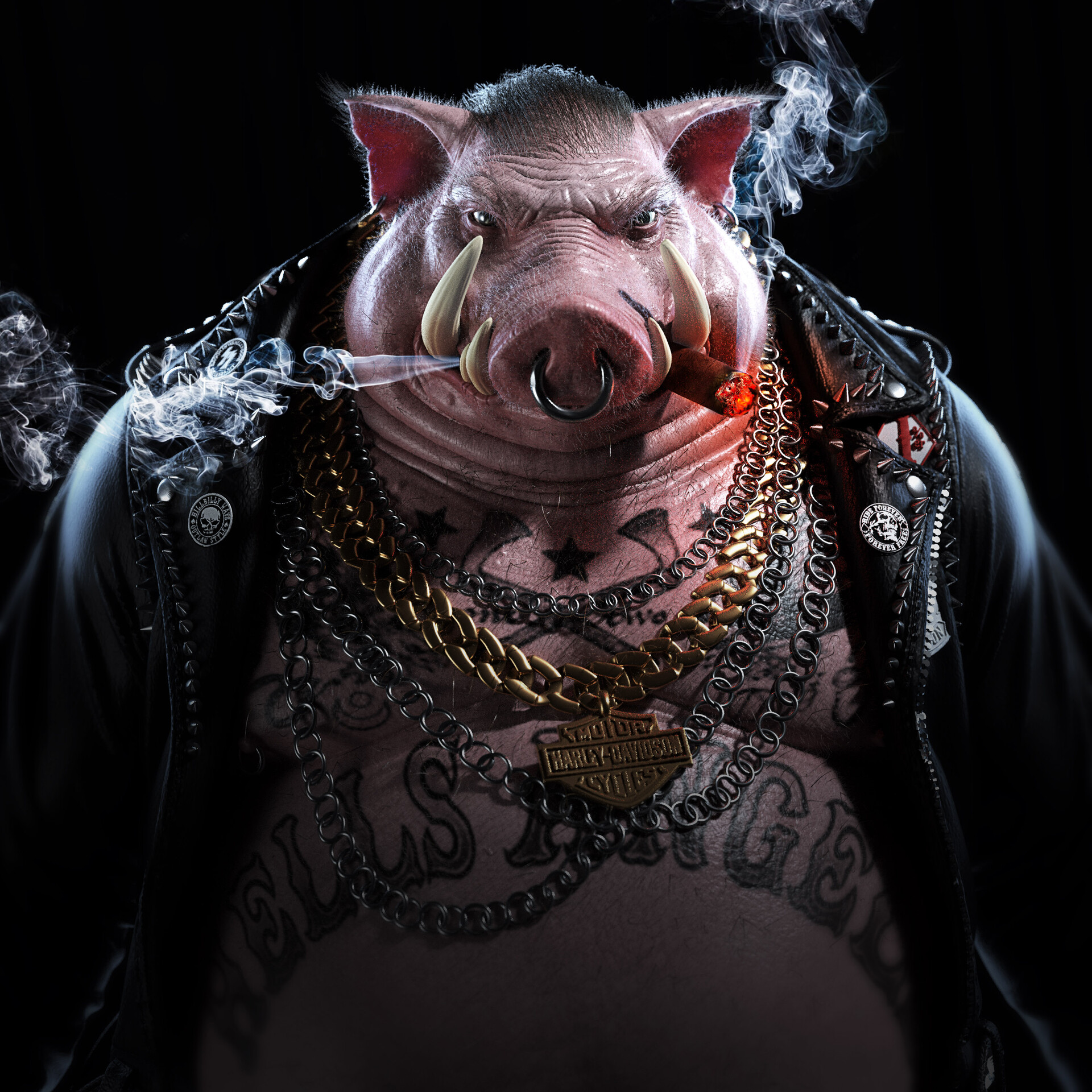 ArtStation - Piggy Biker