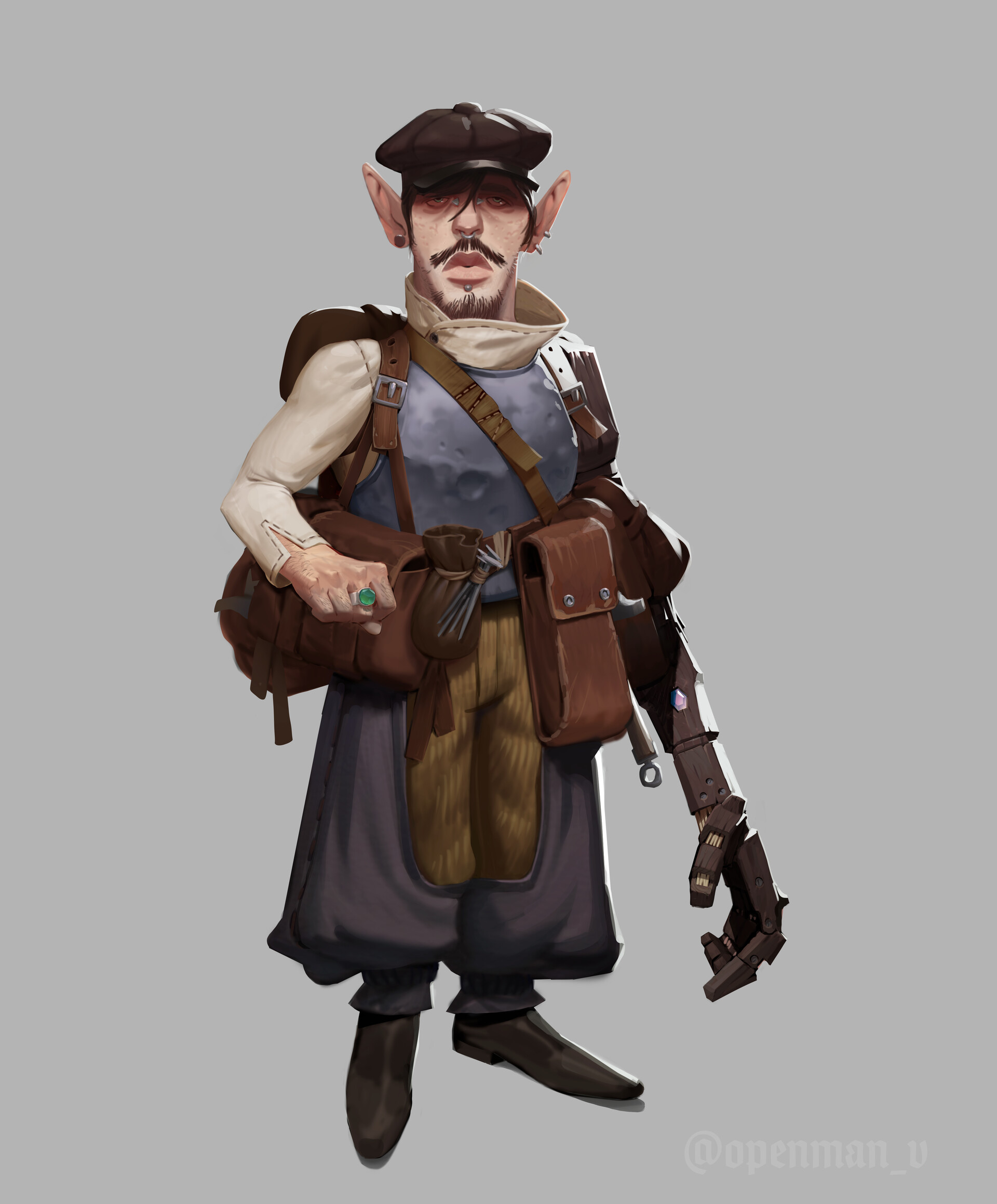 ArtStation - gnome artificier Lorick Copperflame